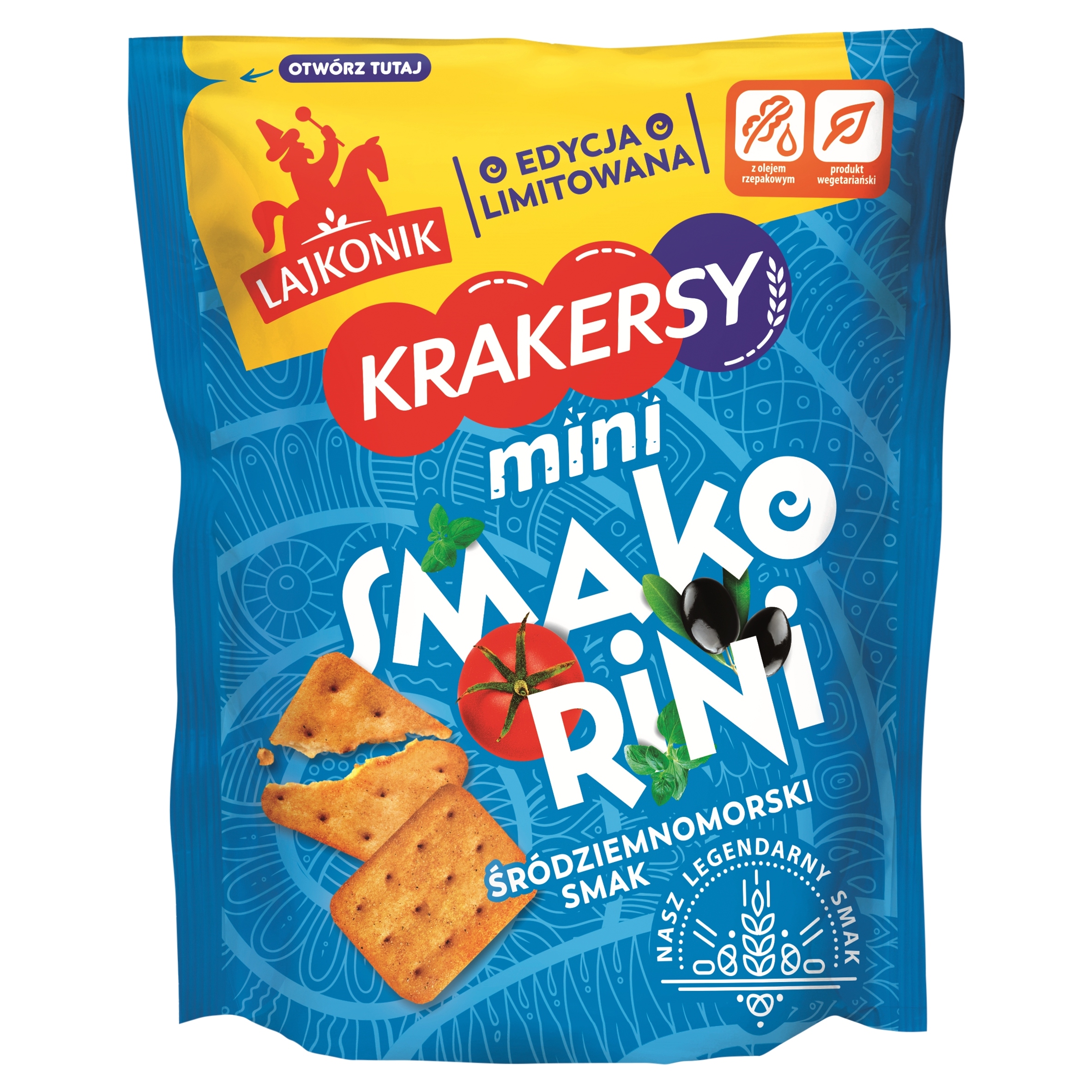 Lajkonik Krakersy mini smakorini 100 g (5900320011500) • Cena, Opinie ...
