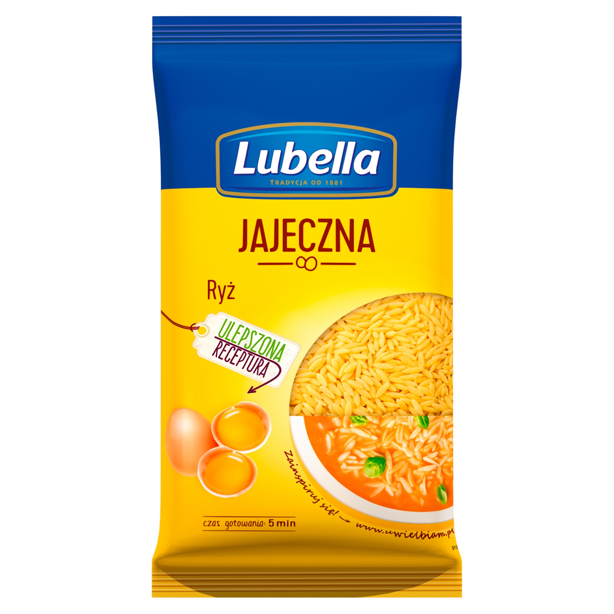 LUBELLA Makaron Domowy Jajeczny Ryż 250g 12013209917 - Allegro.pl
