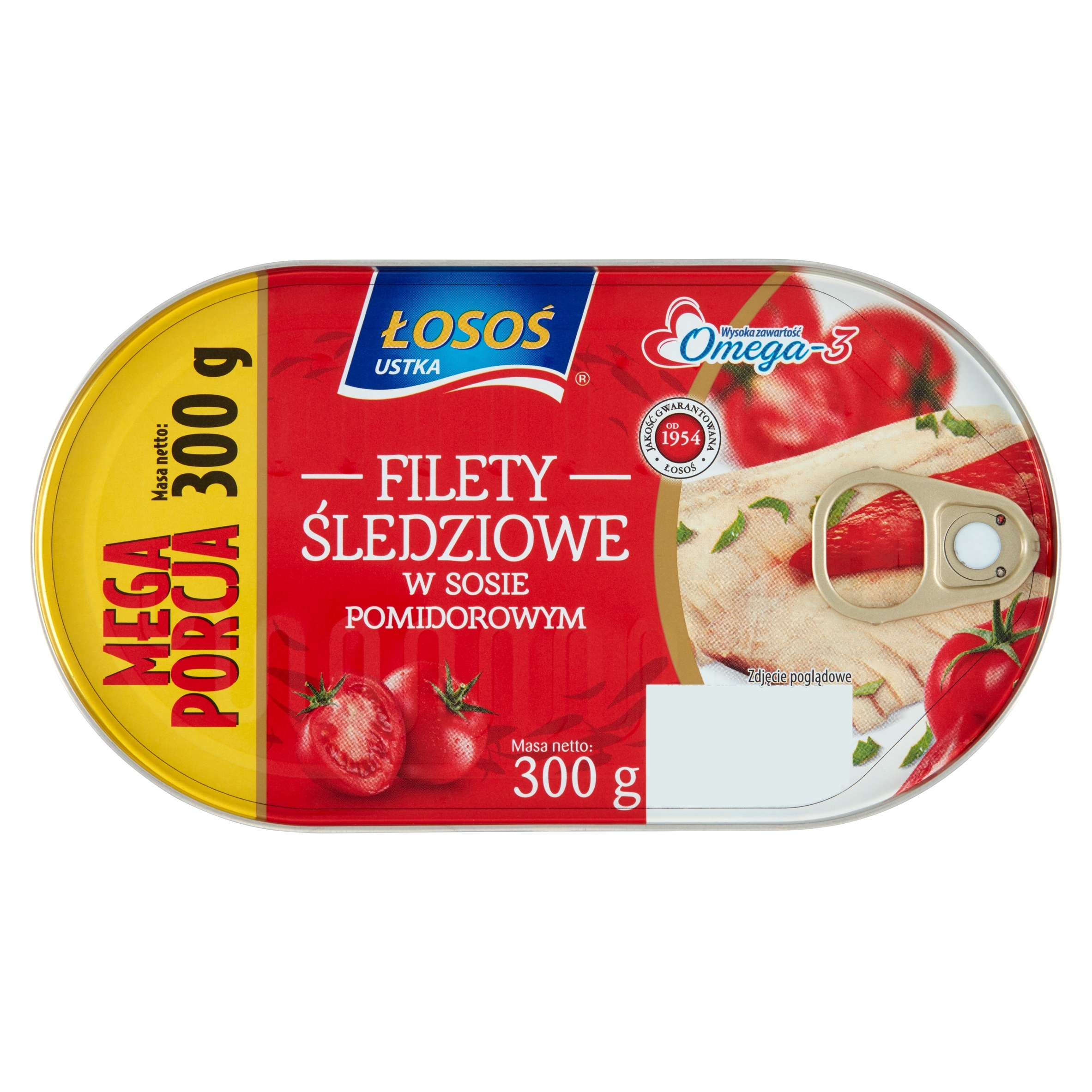Łosoś Ustka Filety śledziowe w sosie pomidorowym 300 g • Cena, Opinie - Allegro
