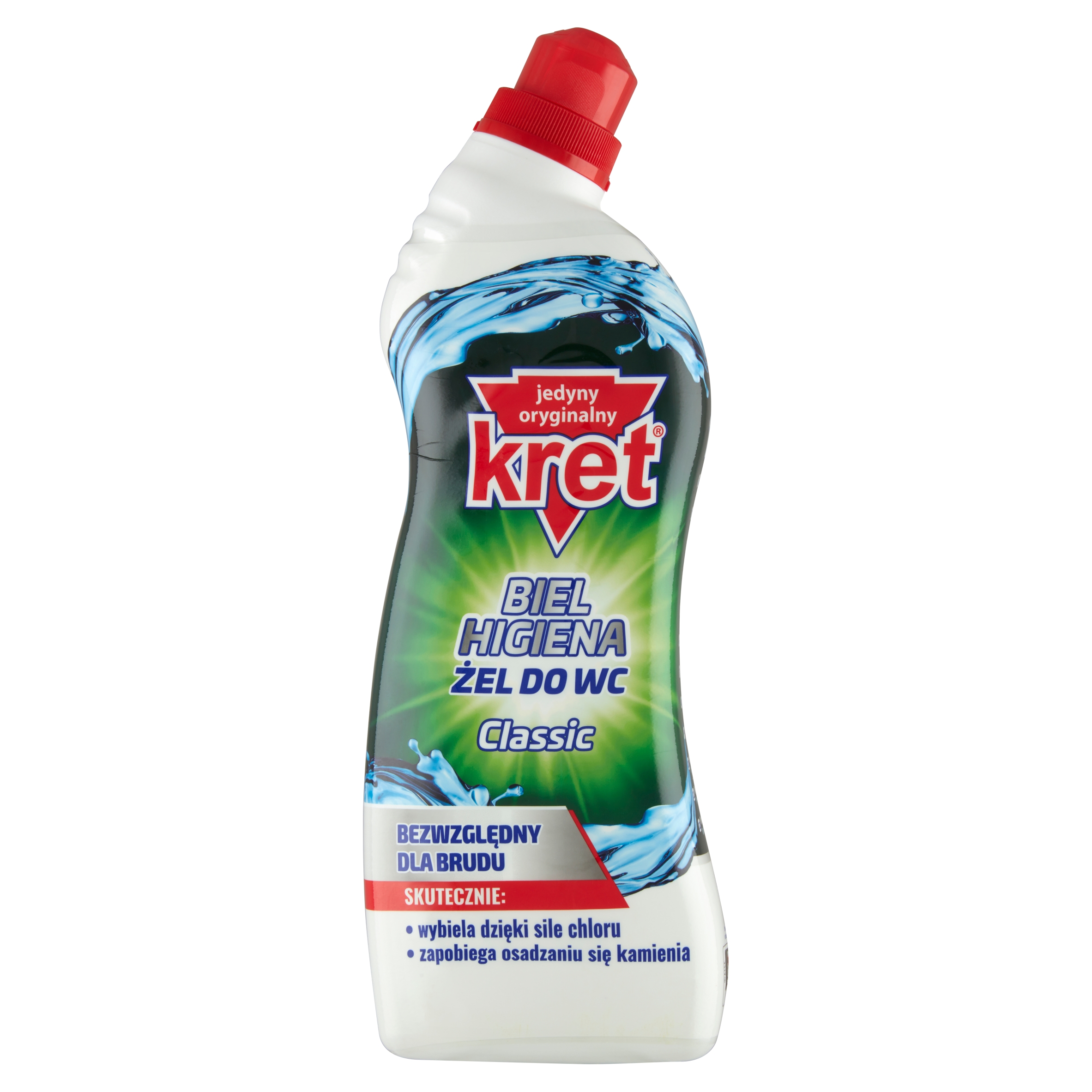 Kret Classic, biel higiena żel do WC 750 ml 13446190002 - Allegro.pl