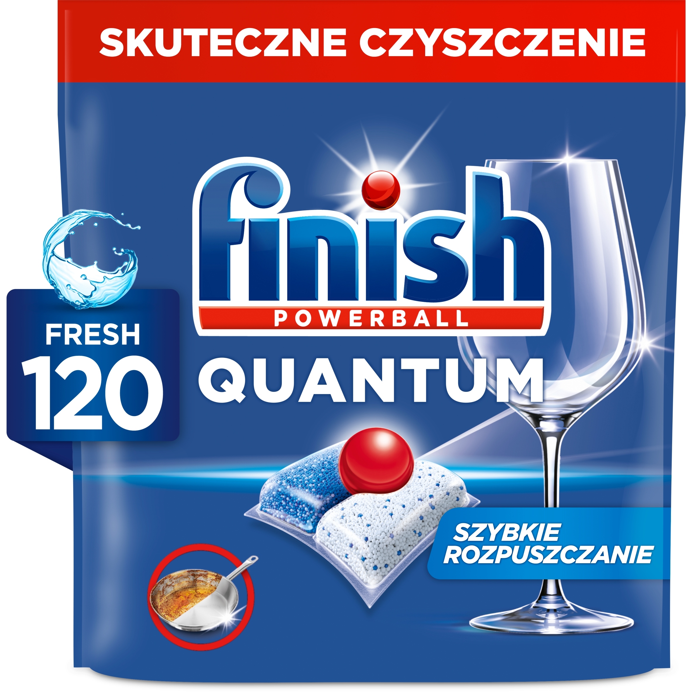 Tabletki do zmywarki Finish QUANTUM All IN 1 120szt 16744518095 ...