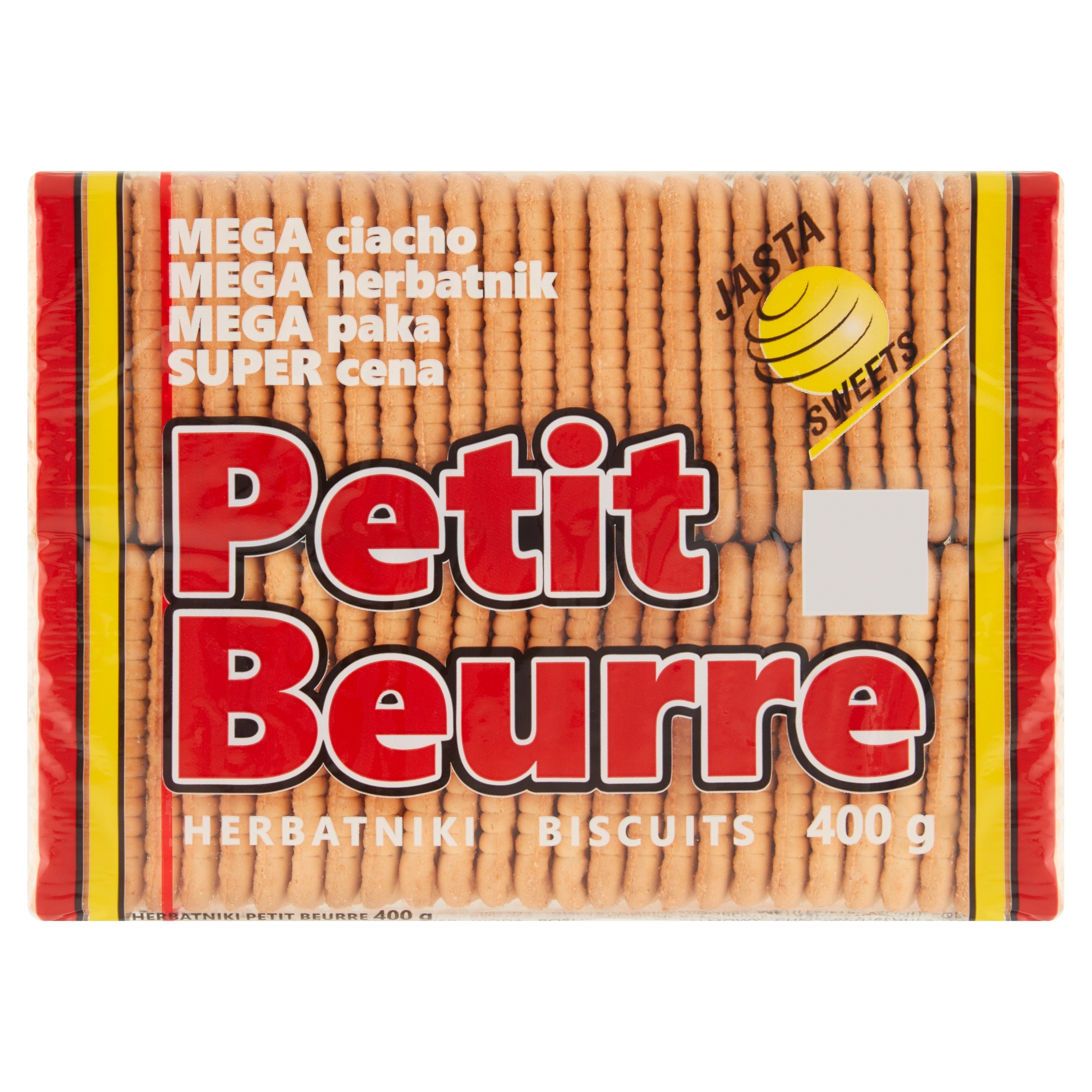 HERBATNIKI PETIT BEURRE JASTA SWEETS SIMSEK 400G (5904151861006) • Cena ...