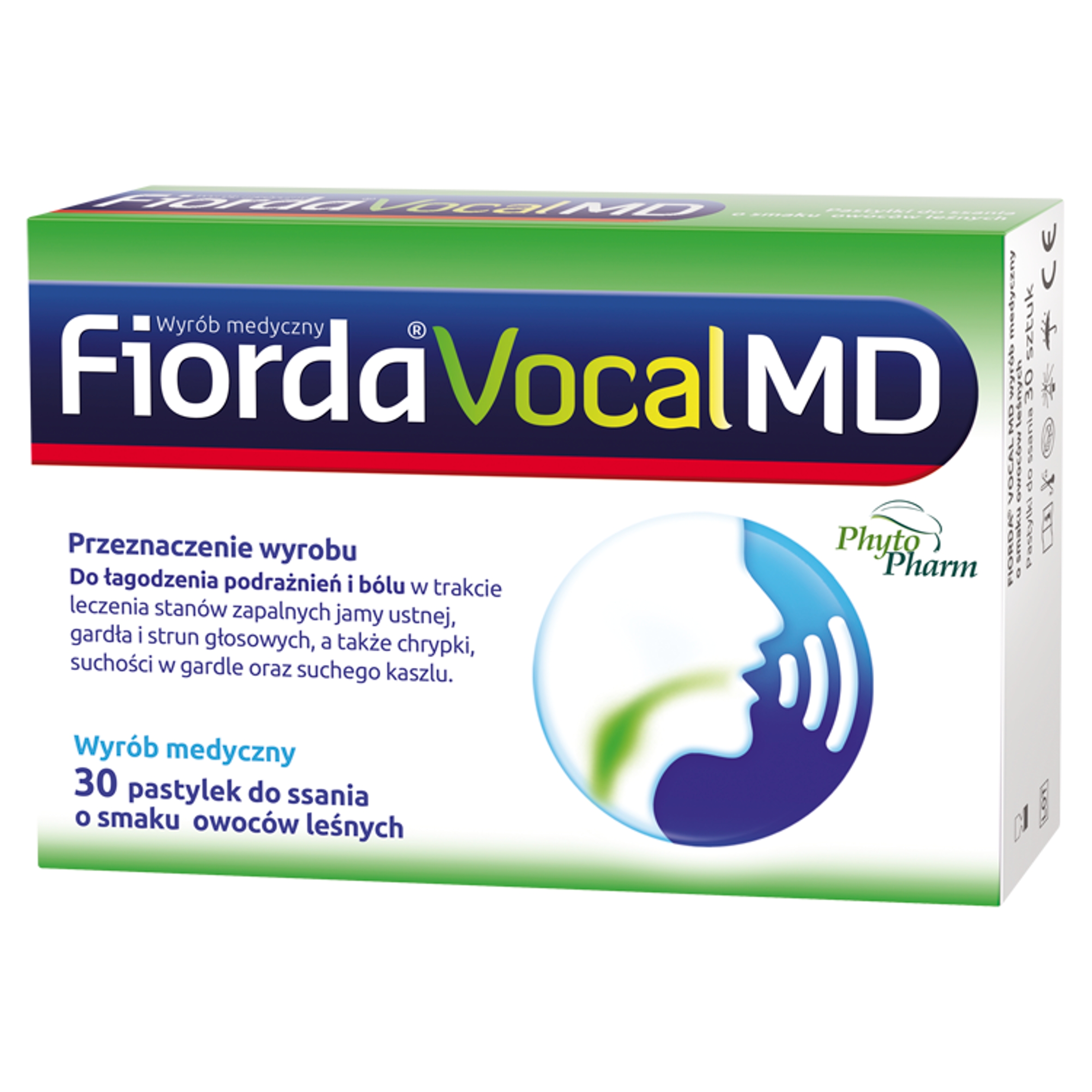 FIORDA VOCAL MD 30PASTYLEK,SMAK OWOCÓW LEŚNYCH (5903473012028) • Cena ...