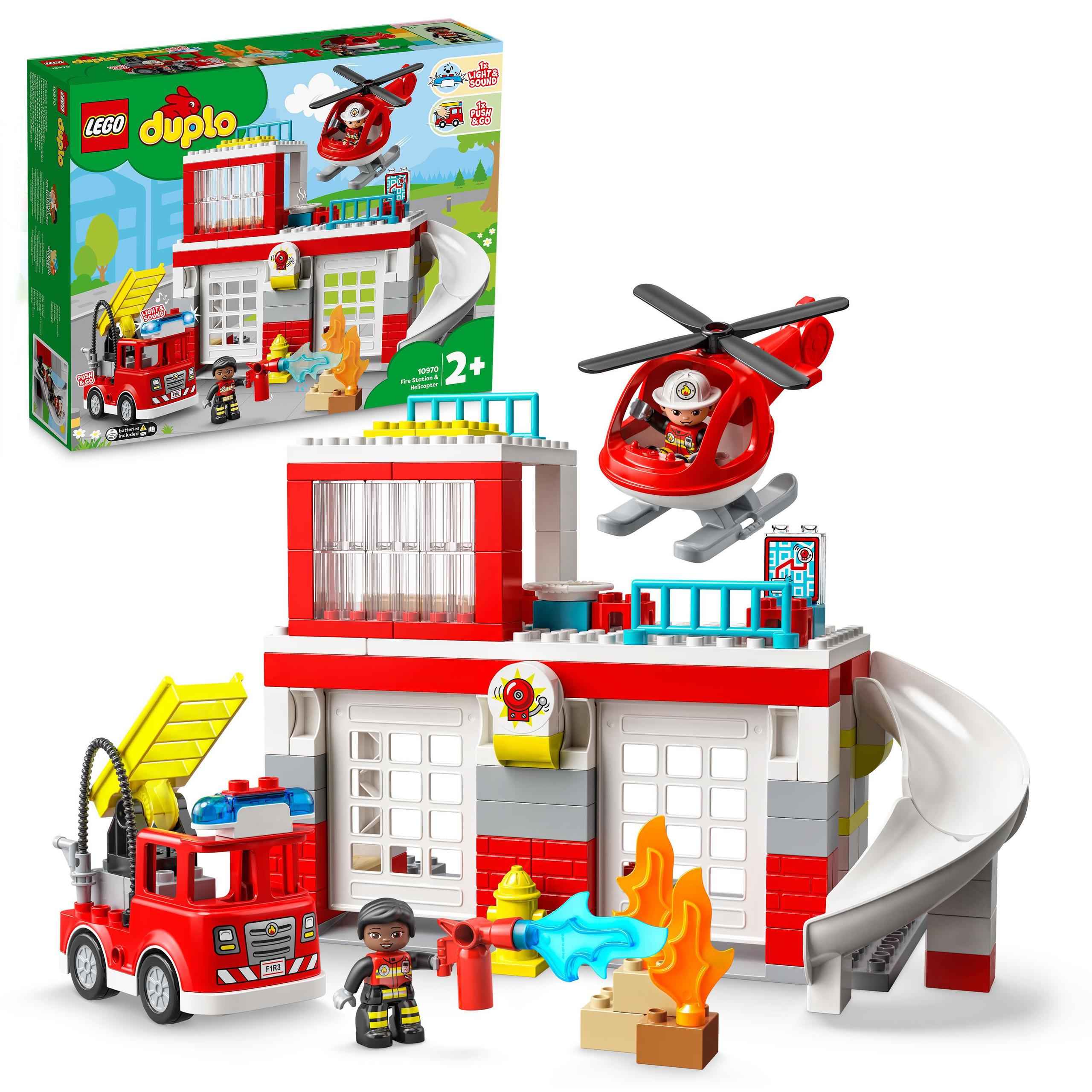 LEGO Duplo Remiza strażacka i helikopter 10970 (5702017153681) • Cena ...