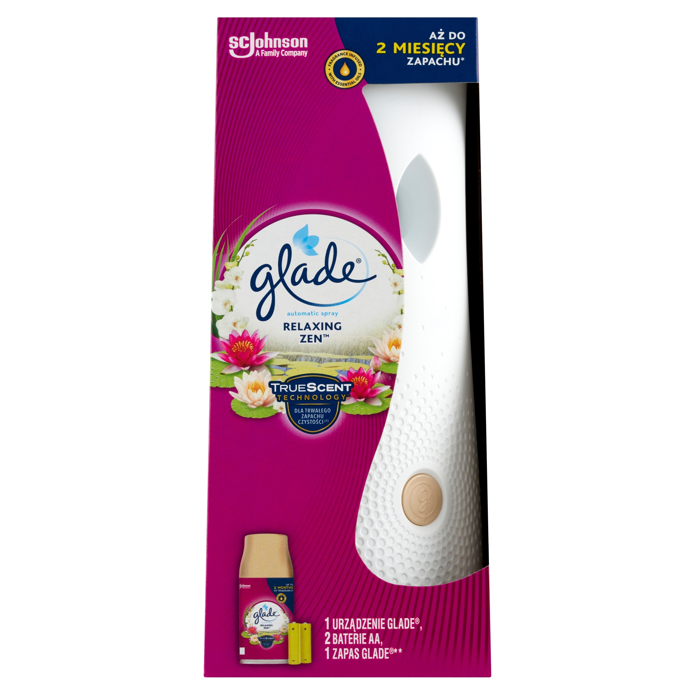Glade Automatic Spray Urządzenie RELAXING ZEN 13558594735 - Allegro.pl