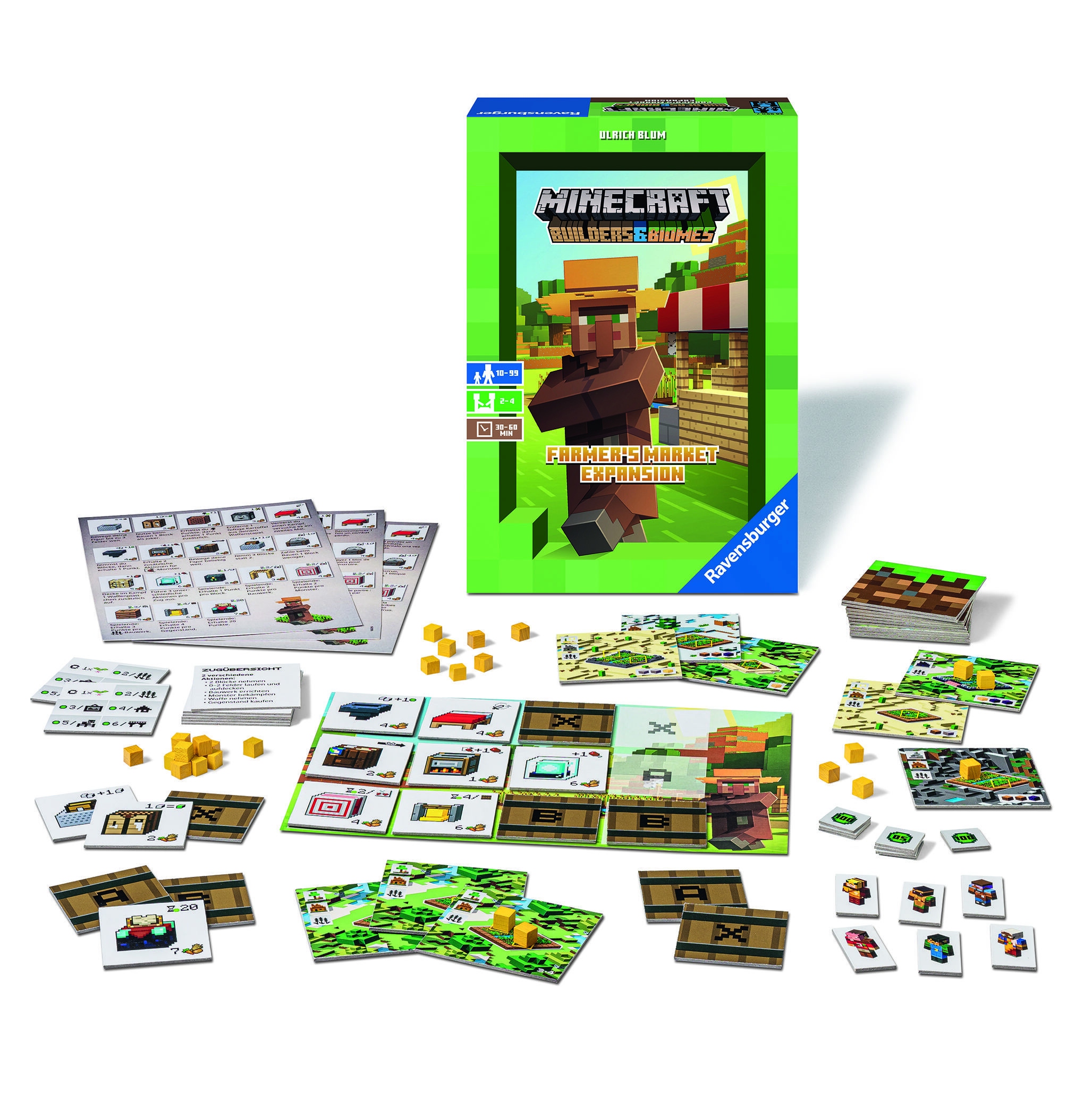 Gra planszowa Minecraft: Rynek Farmera Ravensburger • Cena, Opinie ...