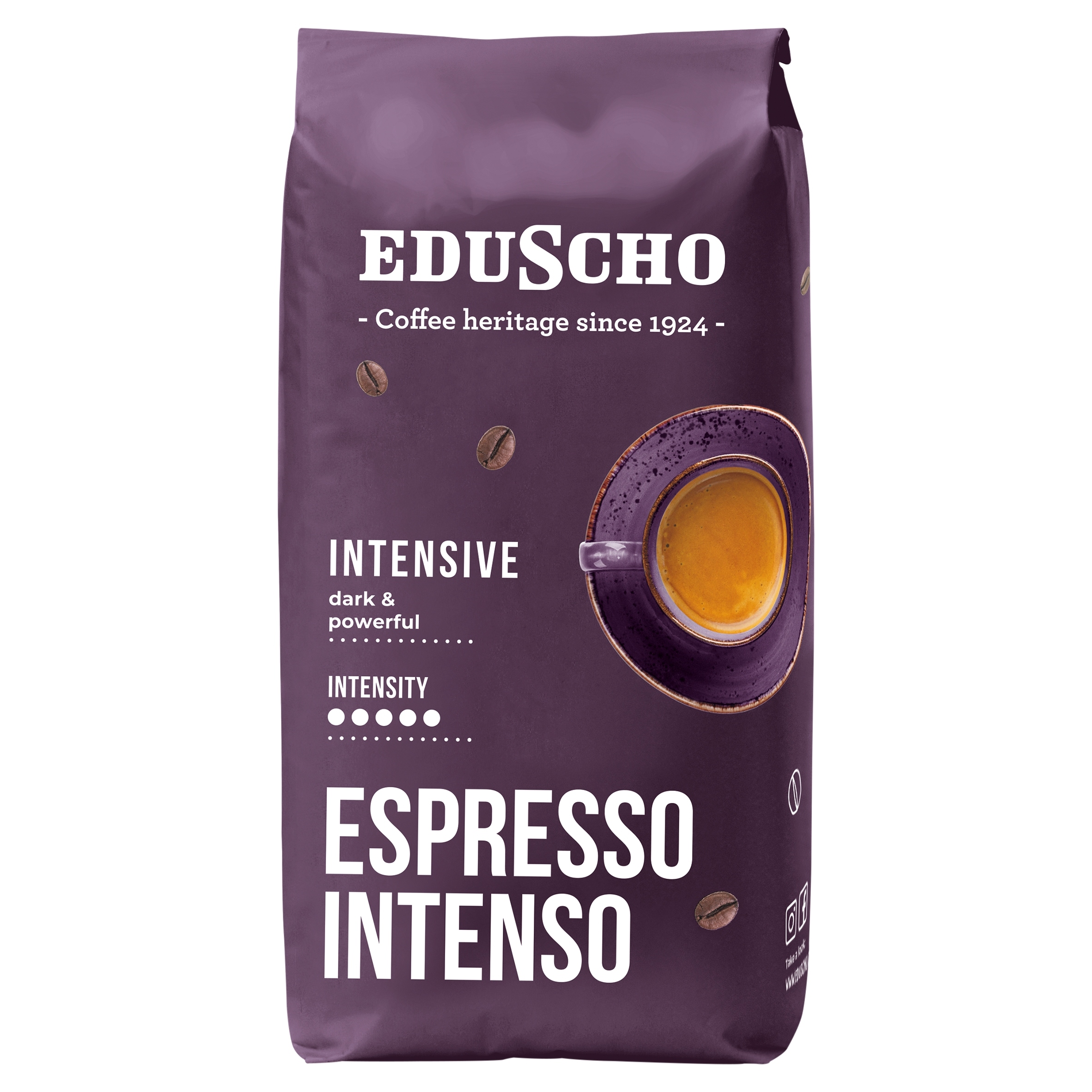 Eduscho Espresso Intenso Intensive Kawa palona ziarnista 1000 g ...