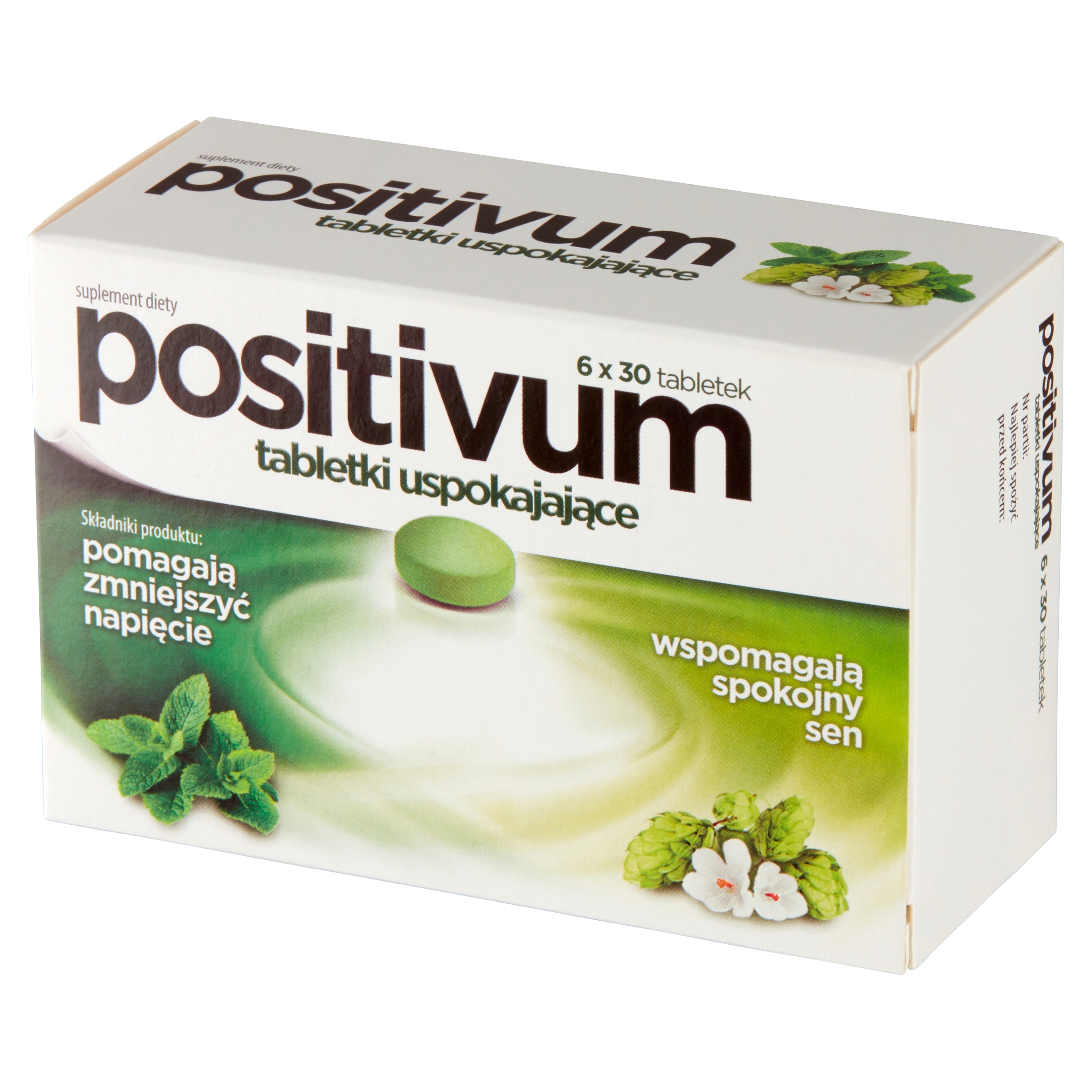 Positivum 180 tabletek na uspokojenie (5906071004068) • Cena, Opinie • Pamięć, układ nerwowy ...