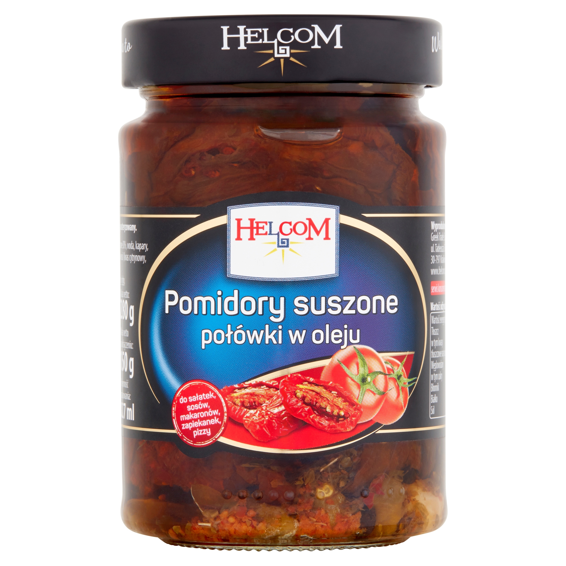 Pomidory suszone połówki w oleju 280 g - Helcom 13753268286 - Allegro.pl