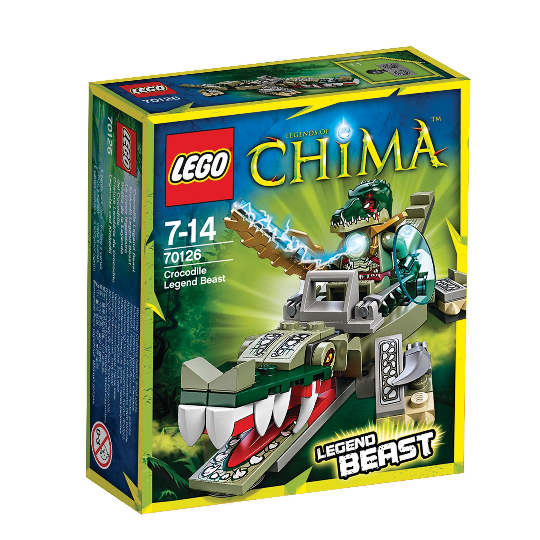 LEGO Chima 70126 Krokodyl (5702015124911) • Cena, Opinie • Chima ...