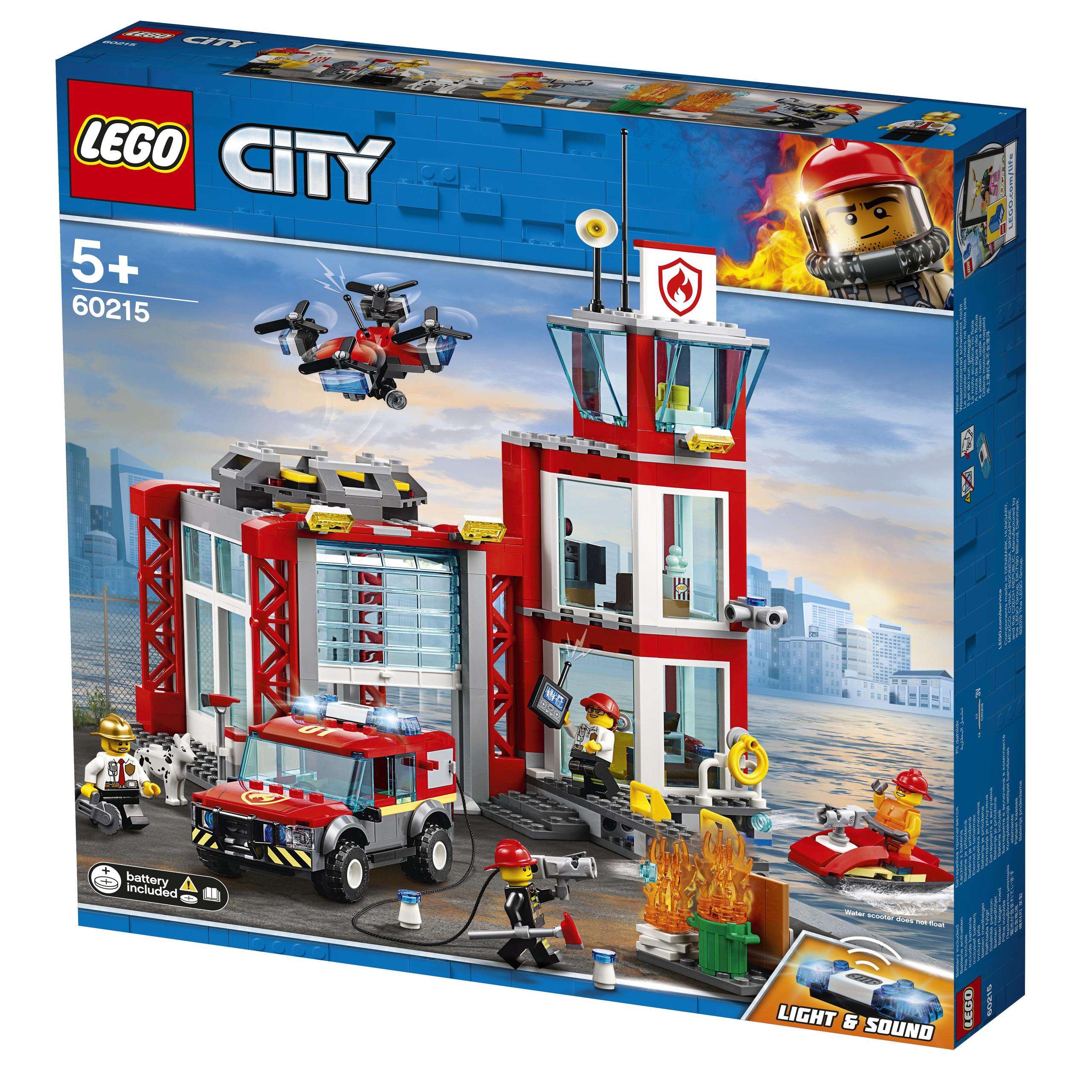 LEGO City 60215 Remiza strażacka (5702016369373) • Cena, Opinie • City ...