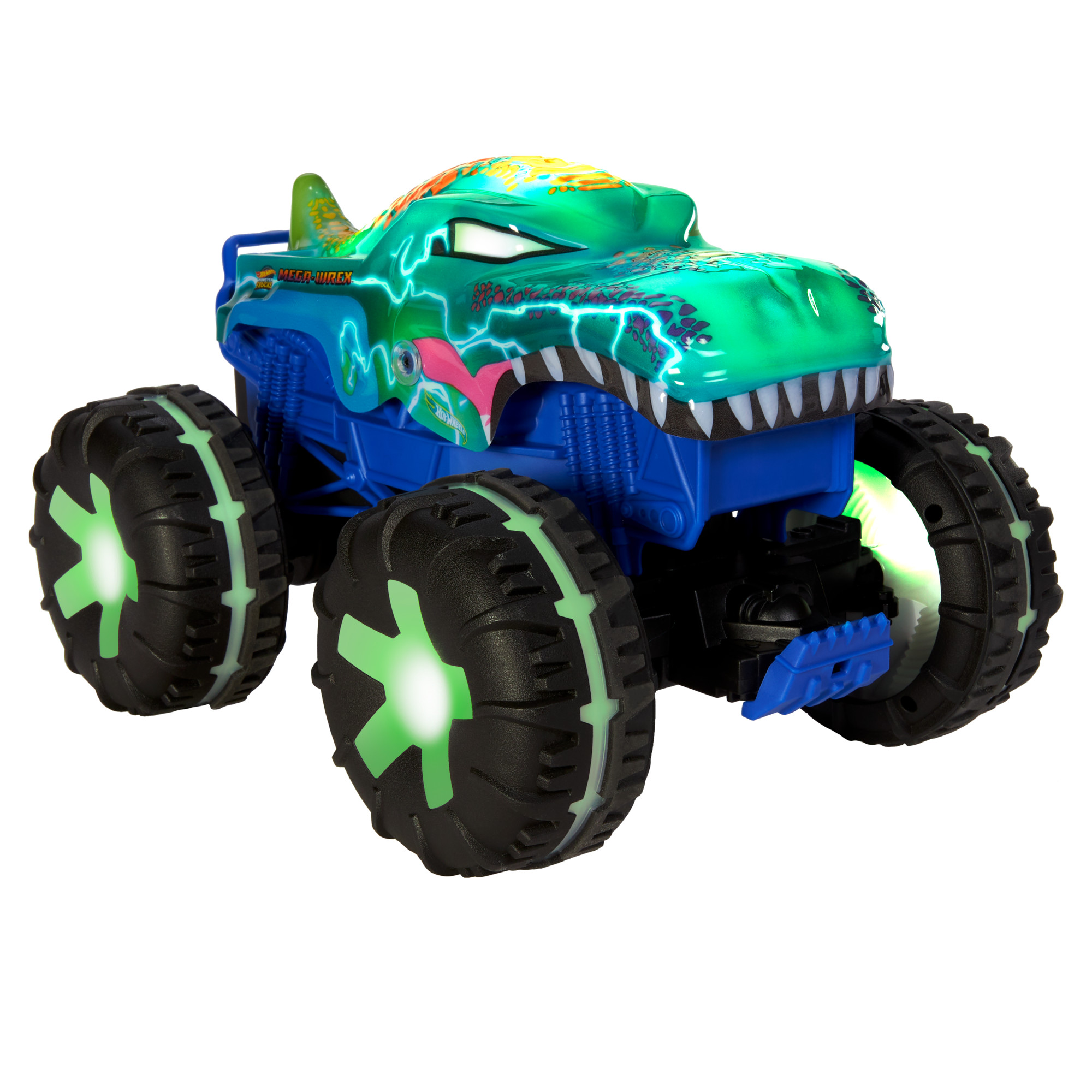 Hot Wheels Monster Trucks Mega-Wrex Alive Světla a zvuky Dálkově ...