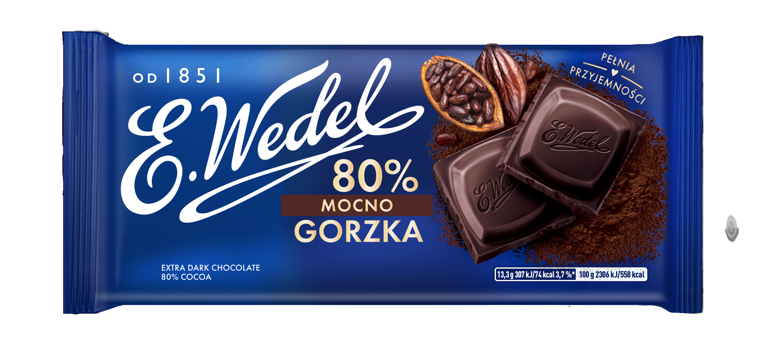 Czekolada gorzka E.Wedel 80 g 16425703174 - Allegro.pl