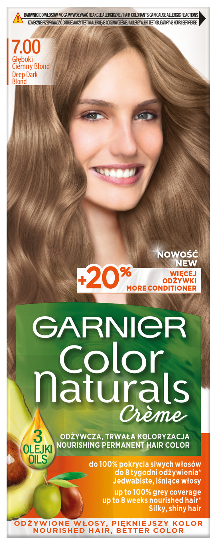Garnier Color Naturals Farba Do Włosów 7.00 (3600542021821) • Cena ...