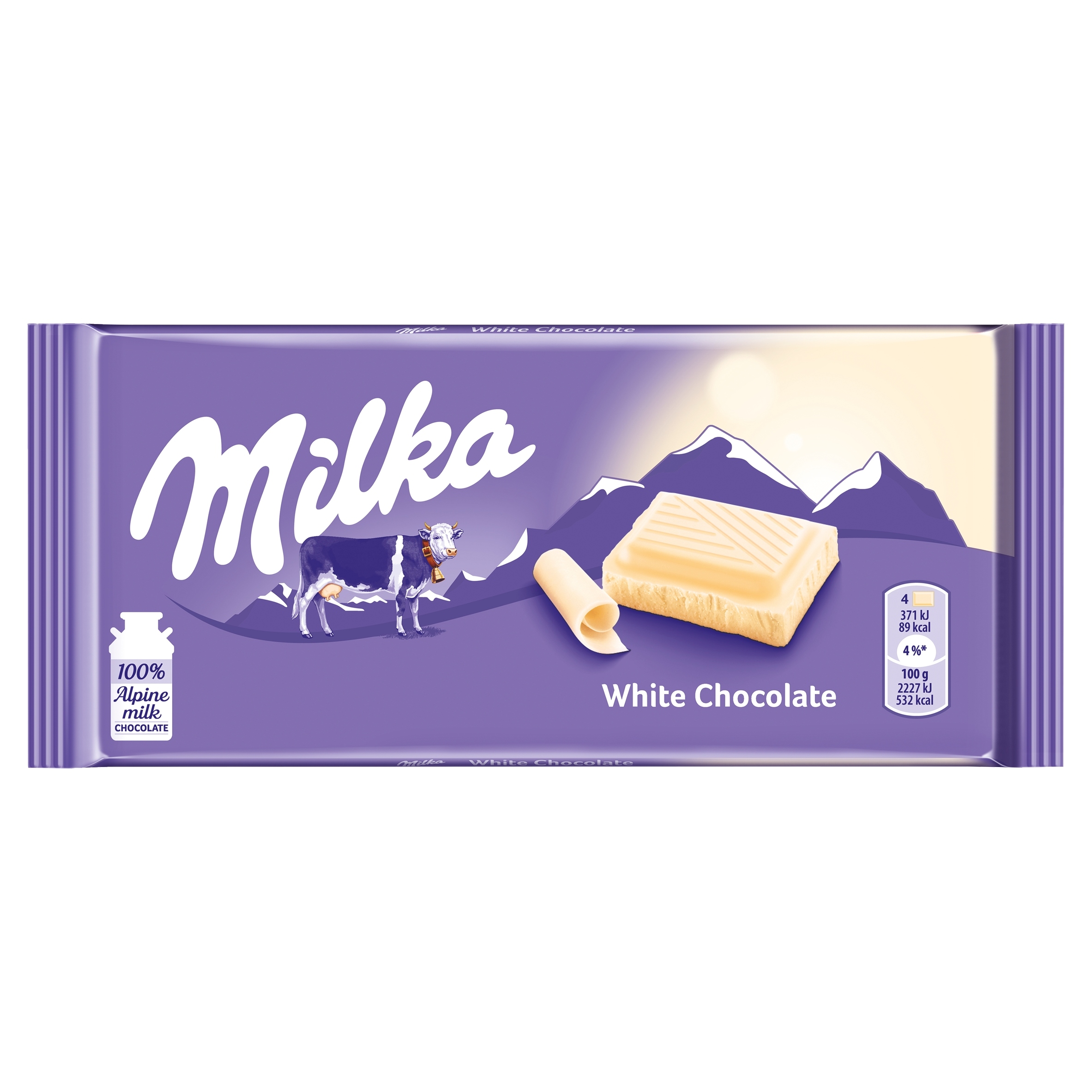 MILKA WEISSE BIAŁA CZEKOLADA 100 GRAM 11937076775 - Allegro.pl