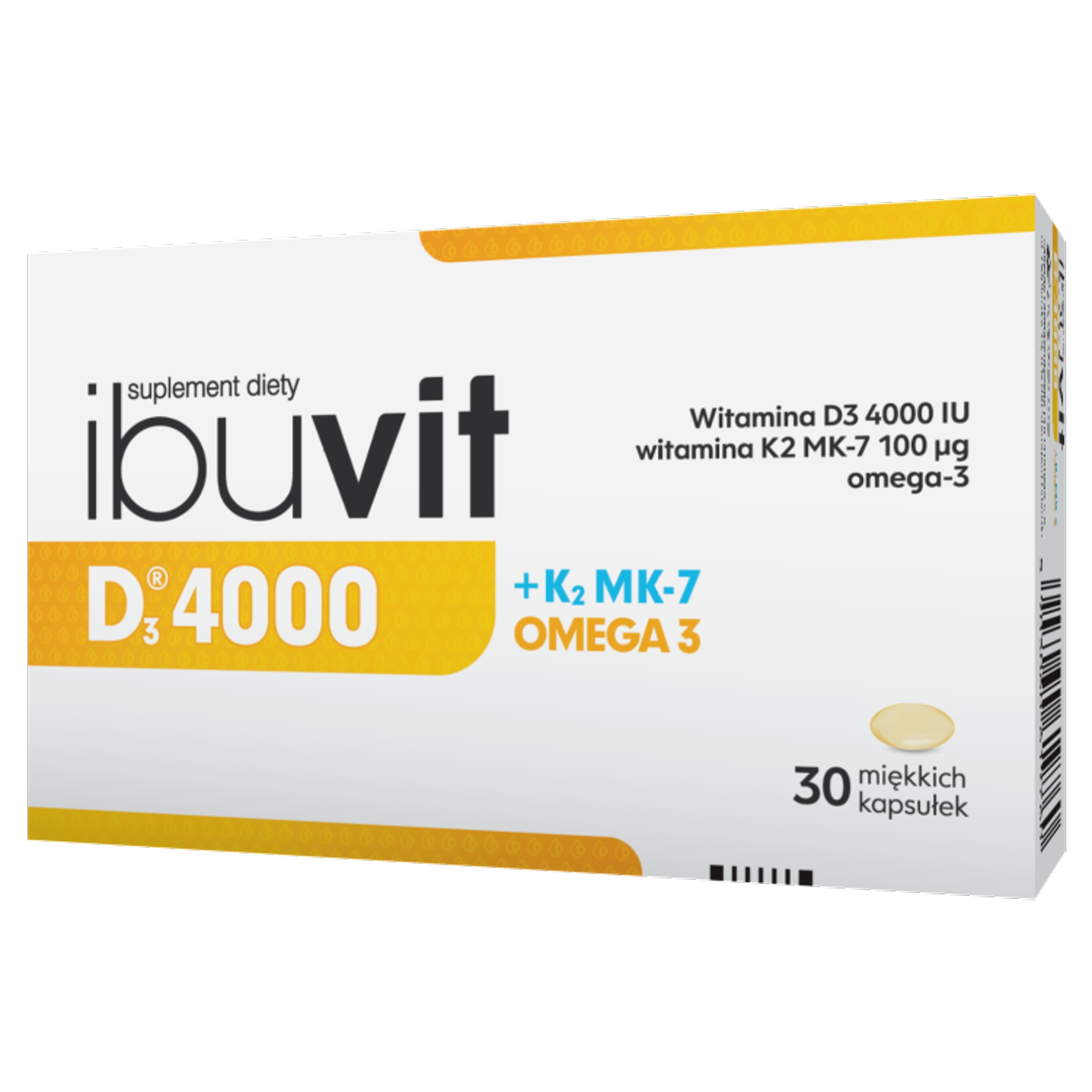 Ibuvit D3 4000 + K2 Mk-7 Omega 3 - Niska cena na Allegro