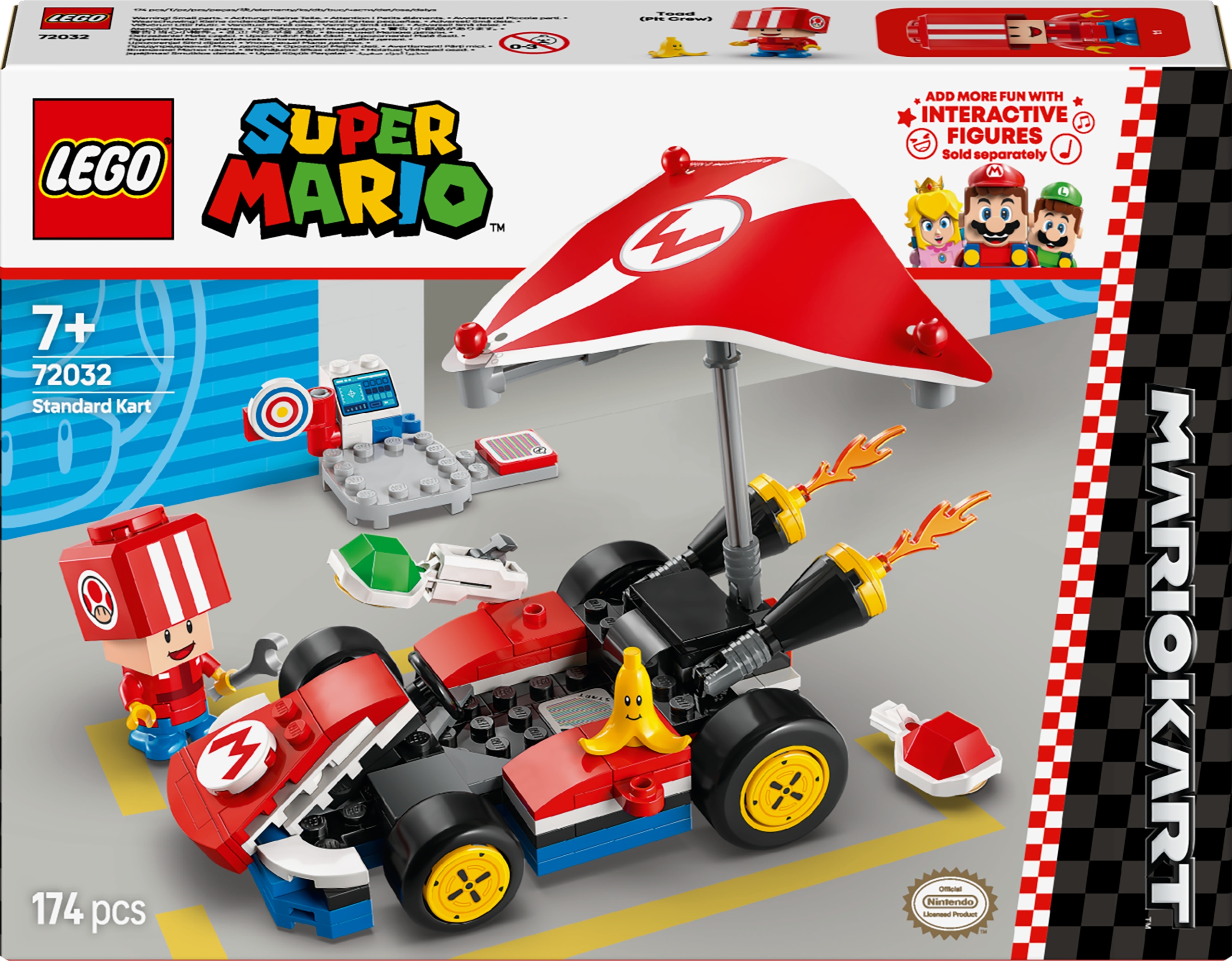 LEGO Super Mario 72032 Mario Kart - Standardowy Kart (5702017816494 ...