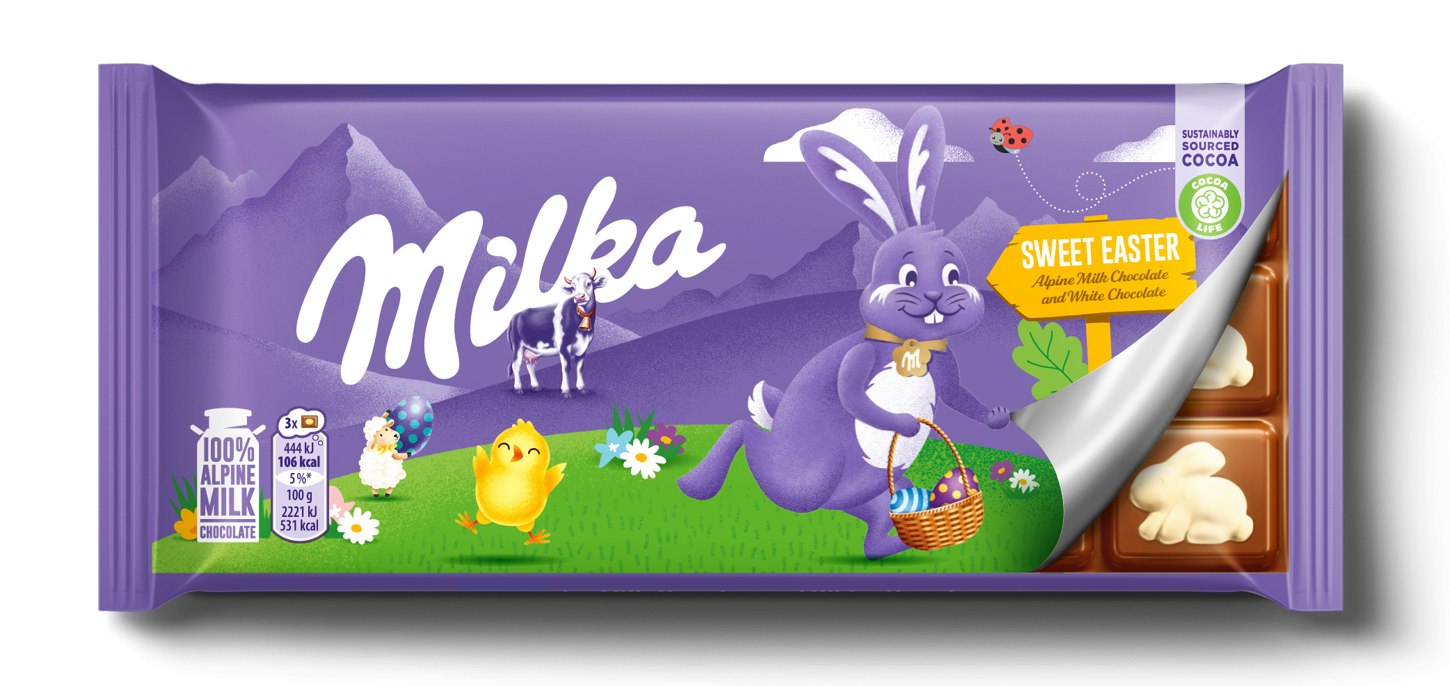 MILKA CZEKOL.SWEET EASTER 90G (7622202210327) • Cena, Opinie ...