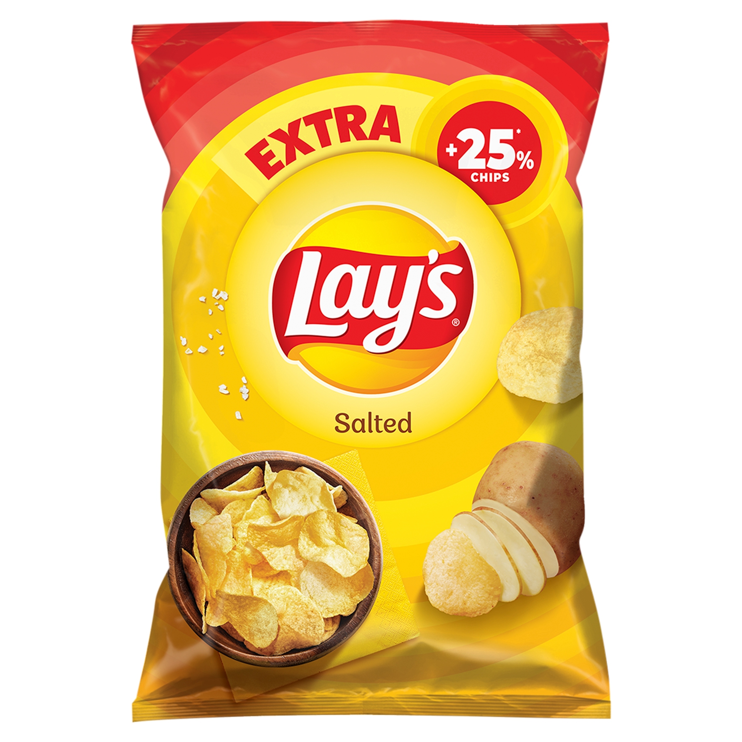Lay's Chipsy ziemniaczane solone 163 g (5900259136084) • Cena, Opinie • Chipsy, chrupki, nachosy ...
