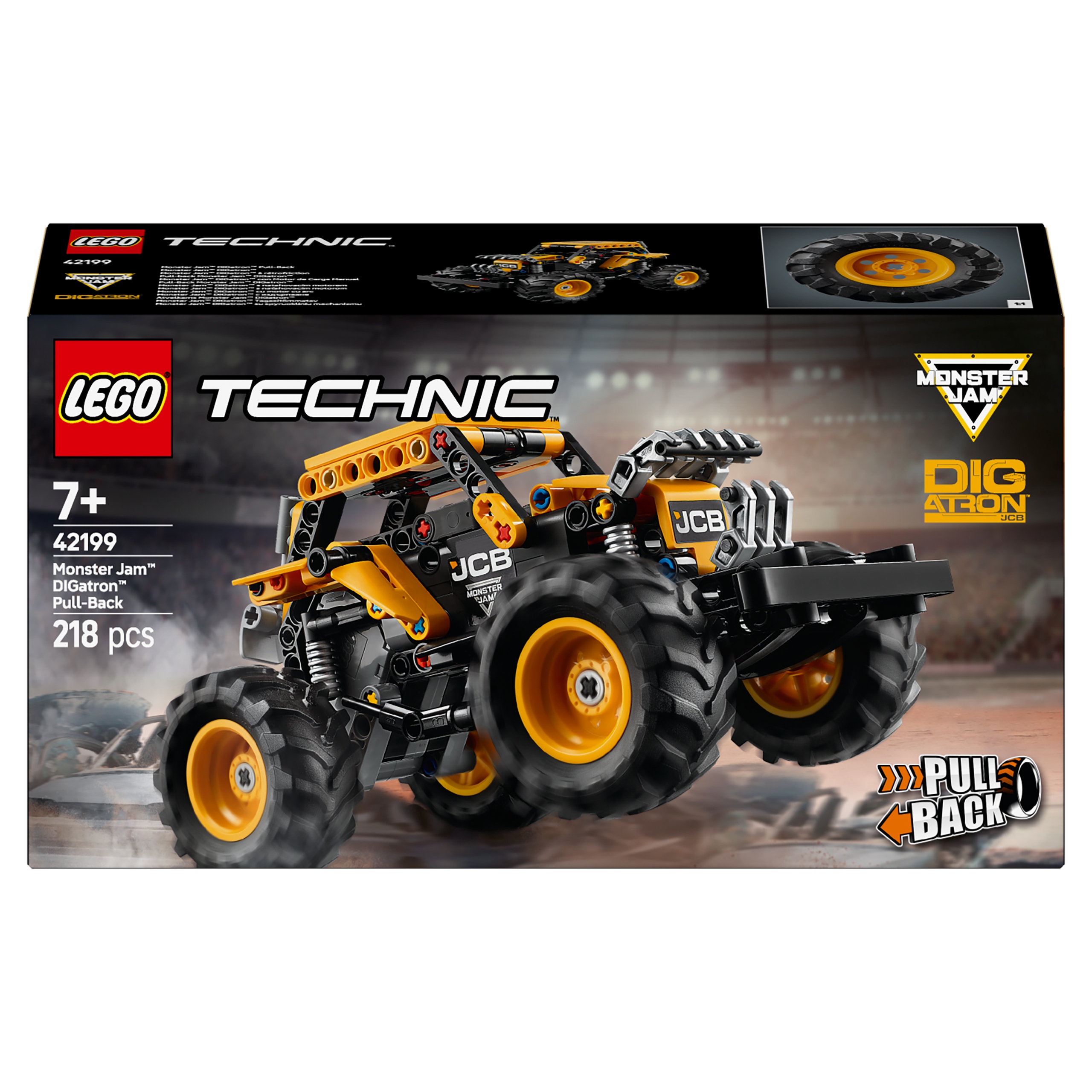 LEGO Technic 42199 Monster Jam DIGatron z silnikiem nawijającym ...