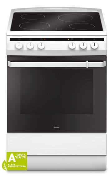 Kuchnia ceramiczna Amica 618CE3.333HQ(W) BIAŁA w Łańcut - Allegro.pl