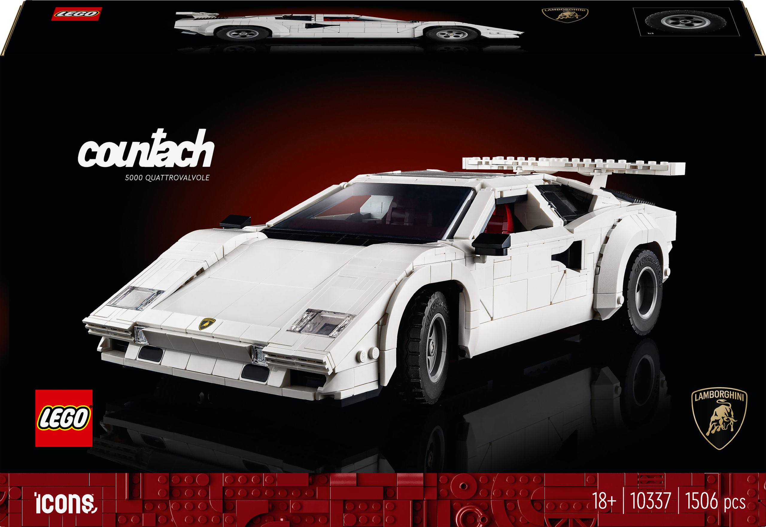 LEGO ICONS 10337 Lamborghini Countach 5000 Quattrovalvole - Allegro
