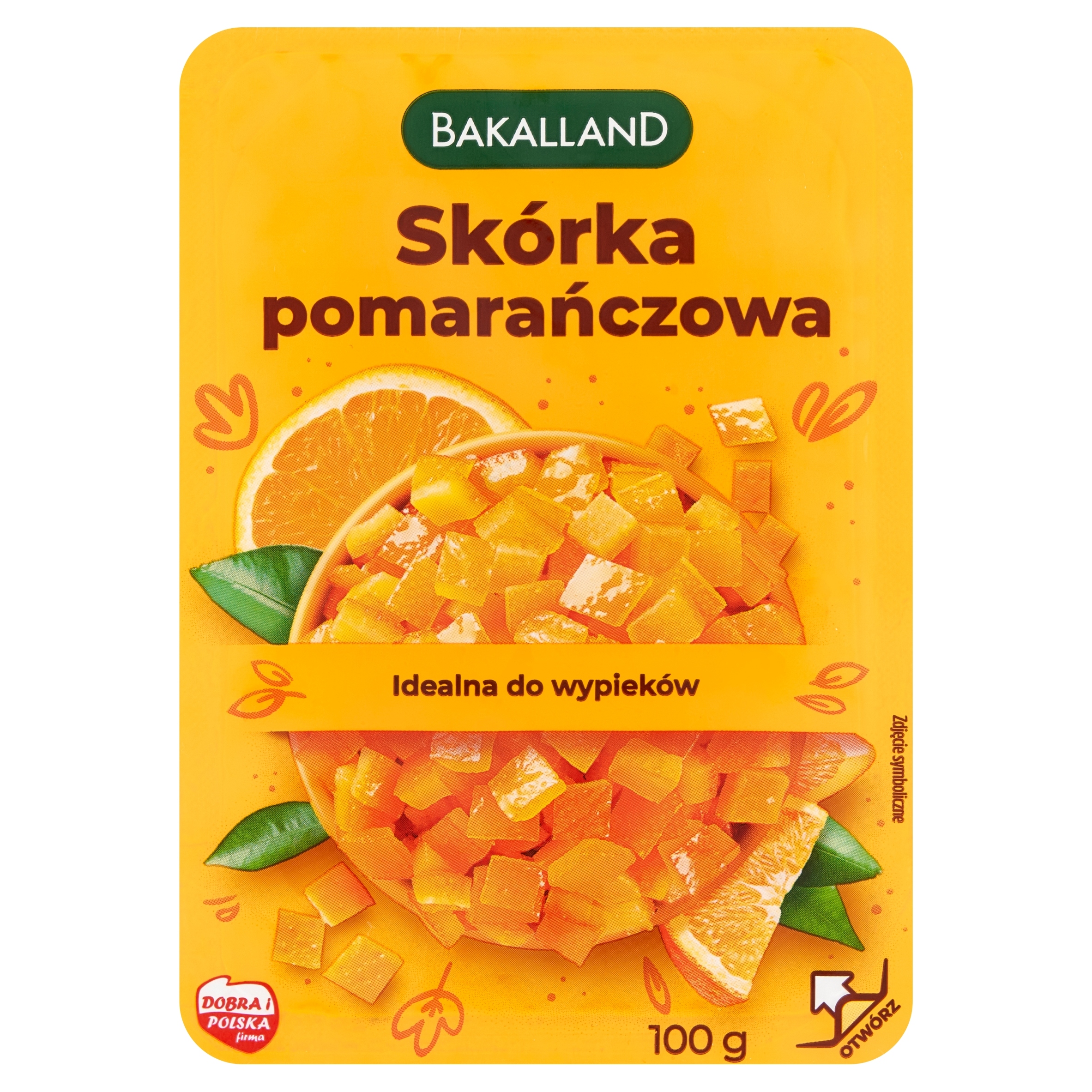 Skórka Pomarańczowa 100g Bakalland >> (5900749007795) • Cena, Opinie • Suszone owoce 17503442150 ...