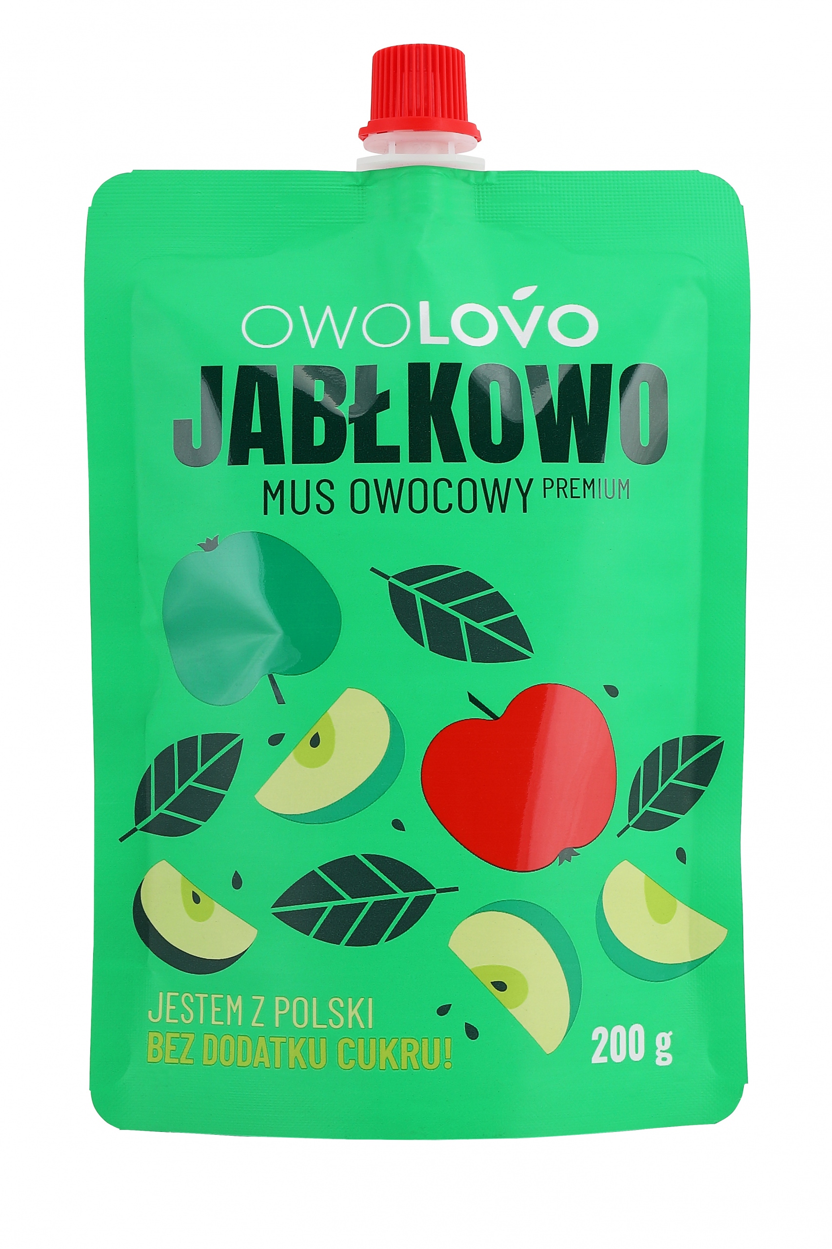 Owolovo Jabłkowo Mus 5 x 200g Deserek dla Dzieci 12334890326 - Allegro.pl