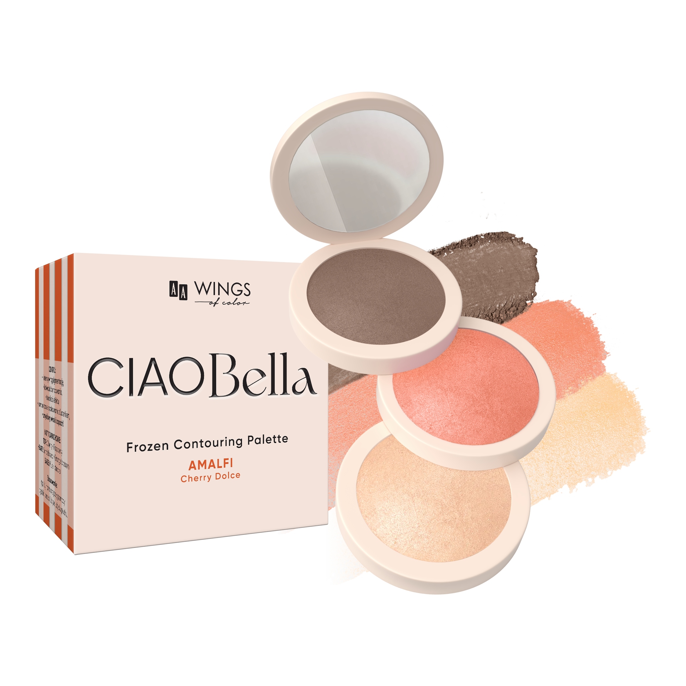 AA Wings Of Color Ciao Bella Frozen Contour Travel Palette 02 3*2,5g ...