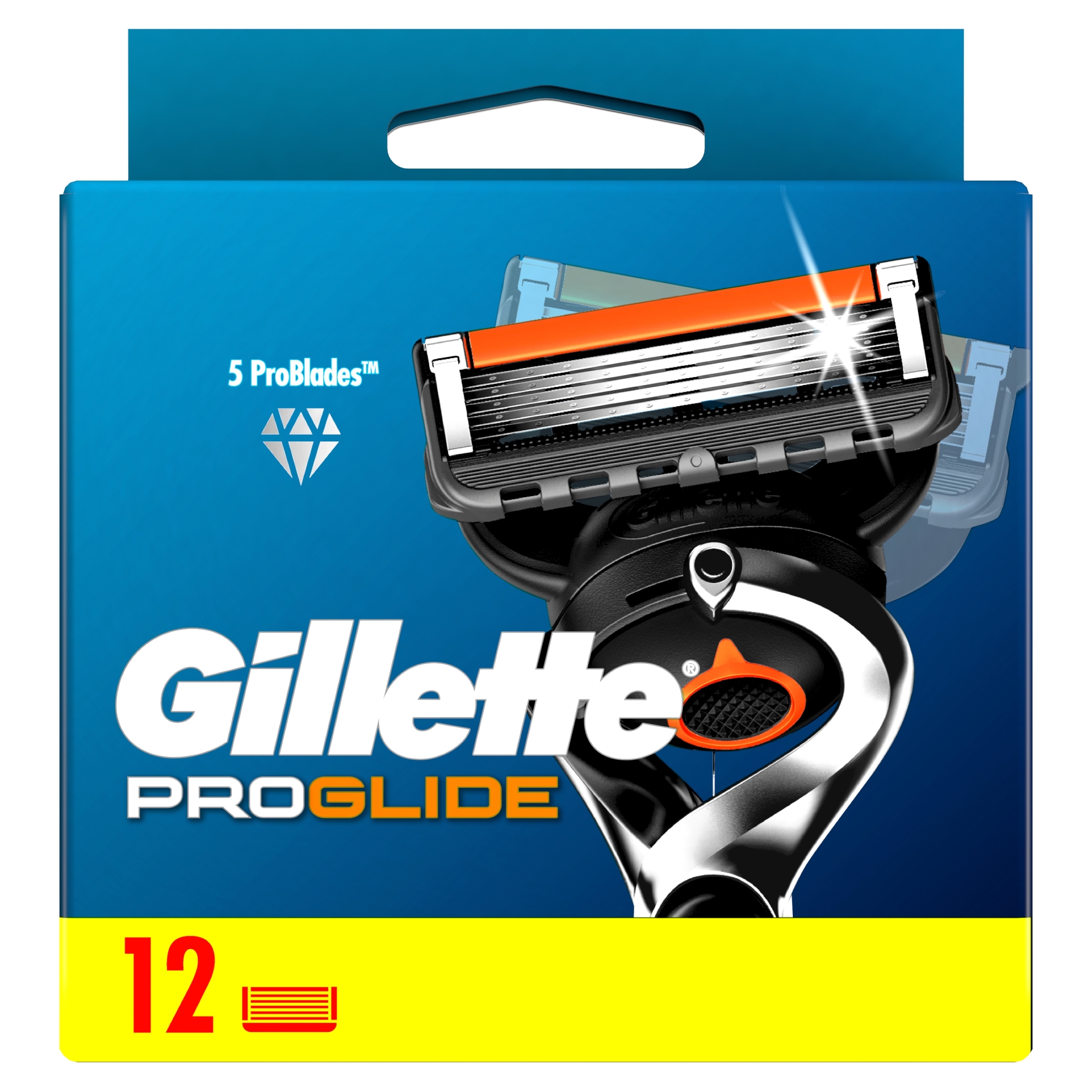 Gillette Fusion5 ProGlide Ostrza wymienne do maszynki, 12 sztuk ...