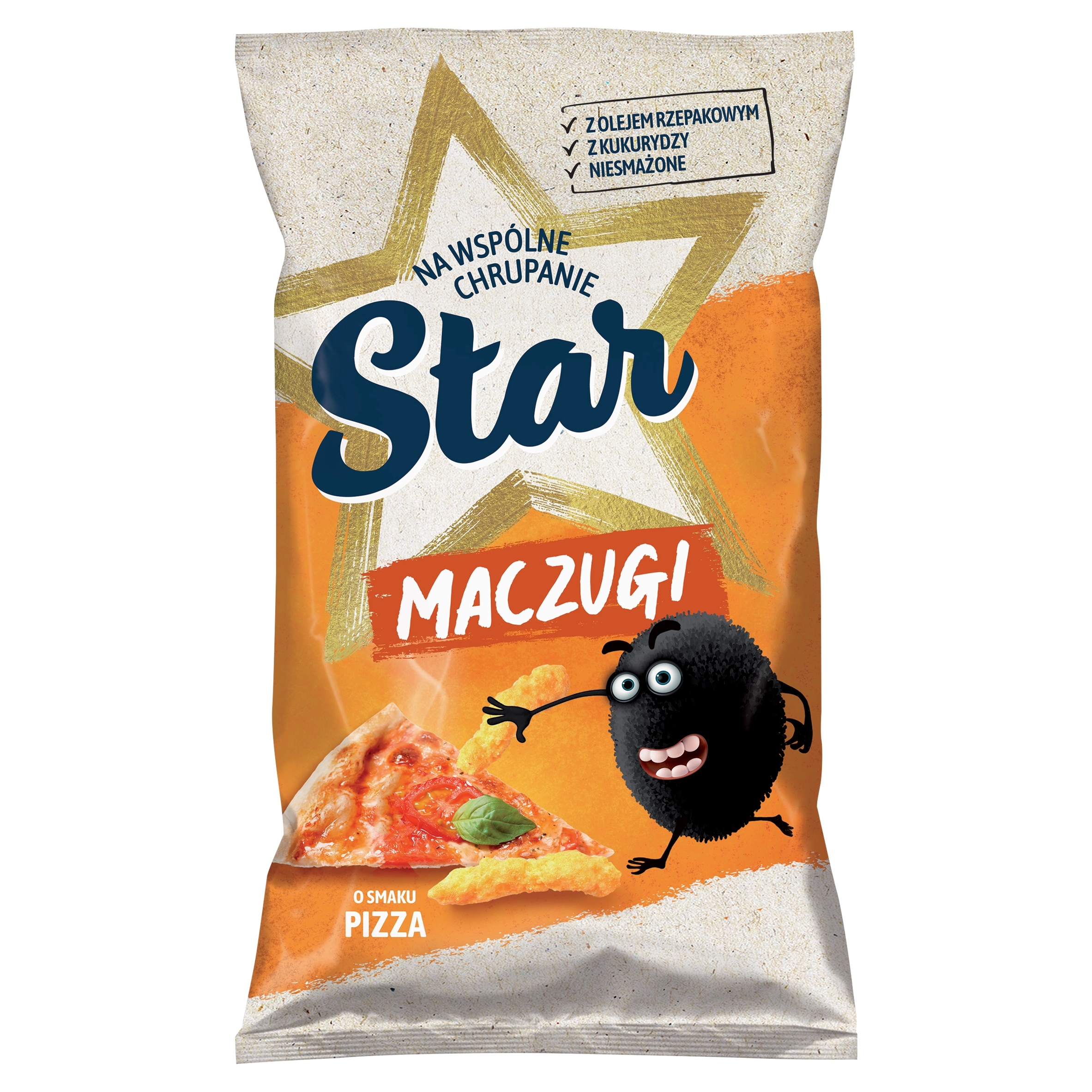 Star Maczugi Chrupki kukurydziane pizza 80 g (5900259122230) • Cena, Opinie • Chipsy, chrupki ...