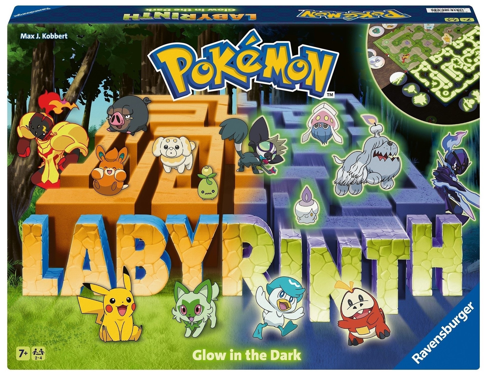 Gra planszowa Ravensburger Labyrinth Pokemon 79 elementów - Stan: Nowy ...