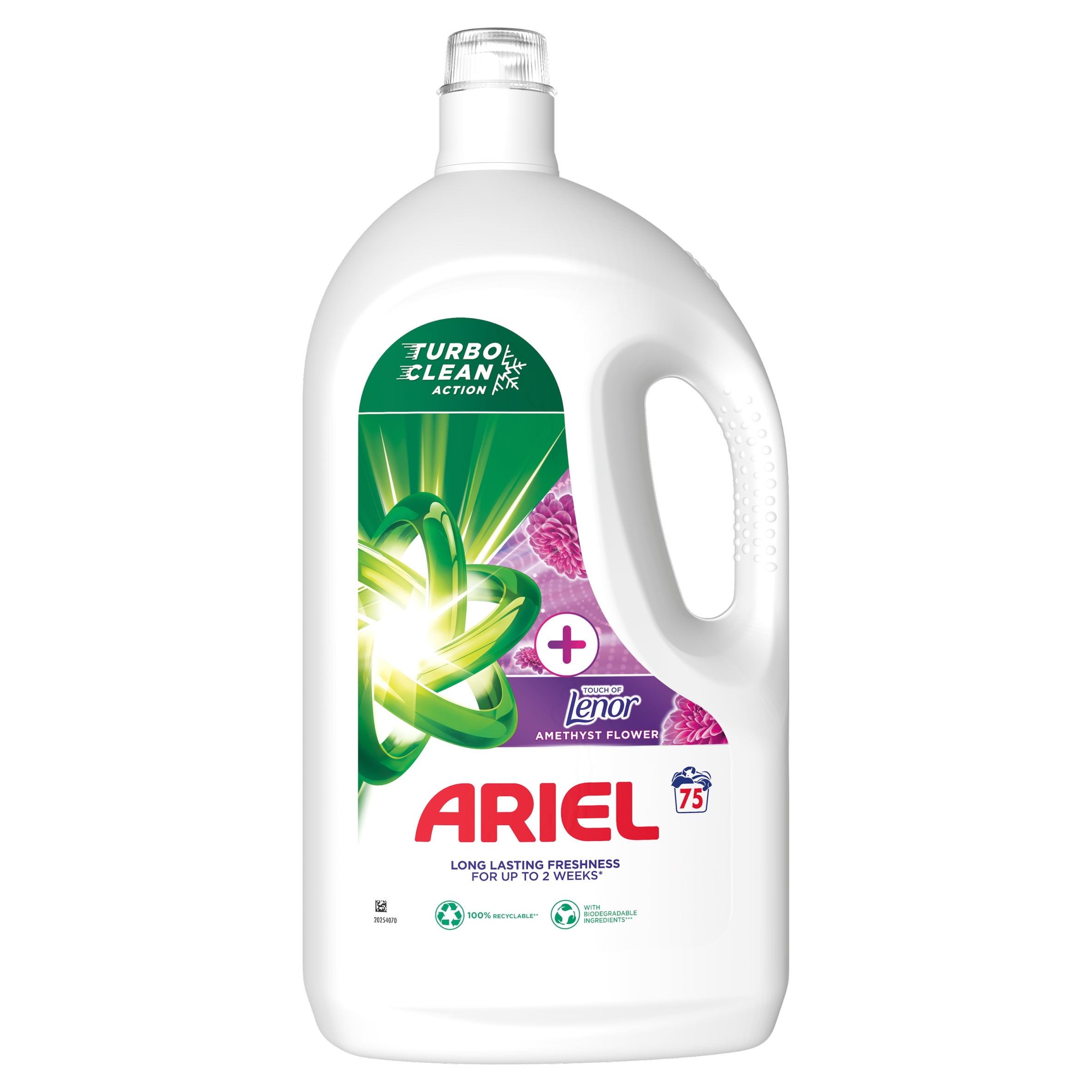 Ariel +Touch Of Lenor Amethyst Flower Płyn do prania 3,75L ...