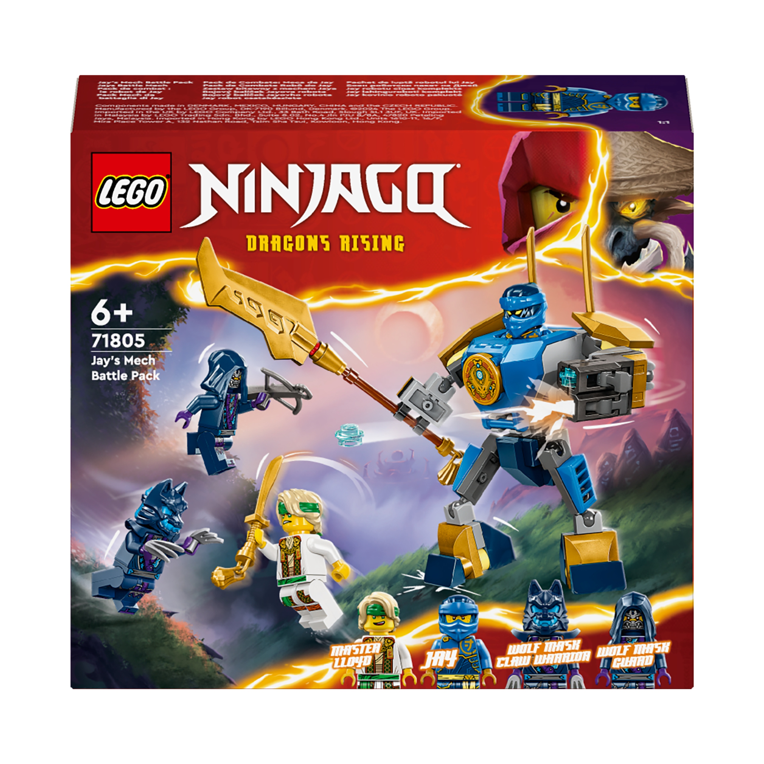 LEGO Ninjago 71805 Zestaw bitewny z mechem Jaya (5702017565552) • Cena ...