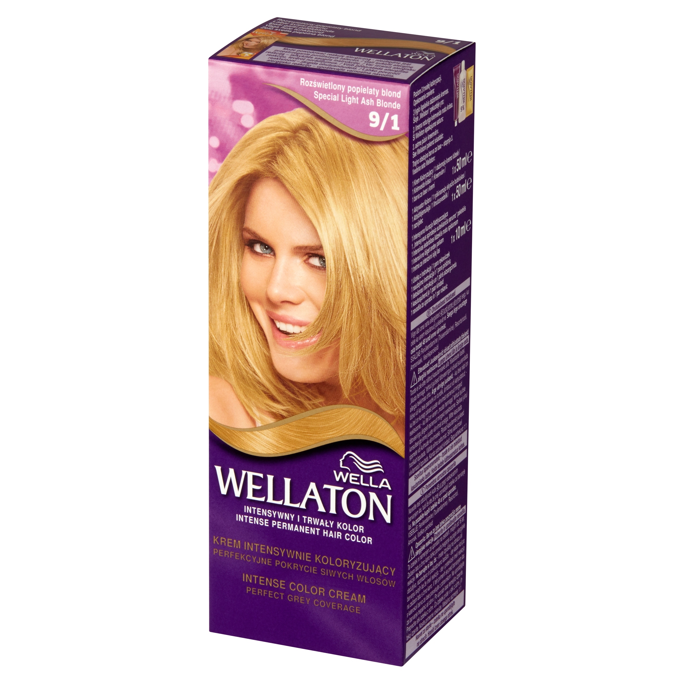 WELLA WELLATON Farba do włosów 9/1 Rozświetlony Popielaty Blond ...