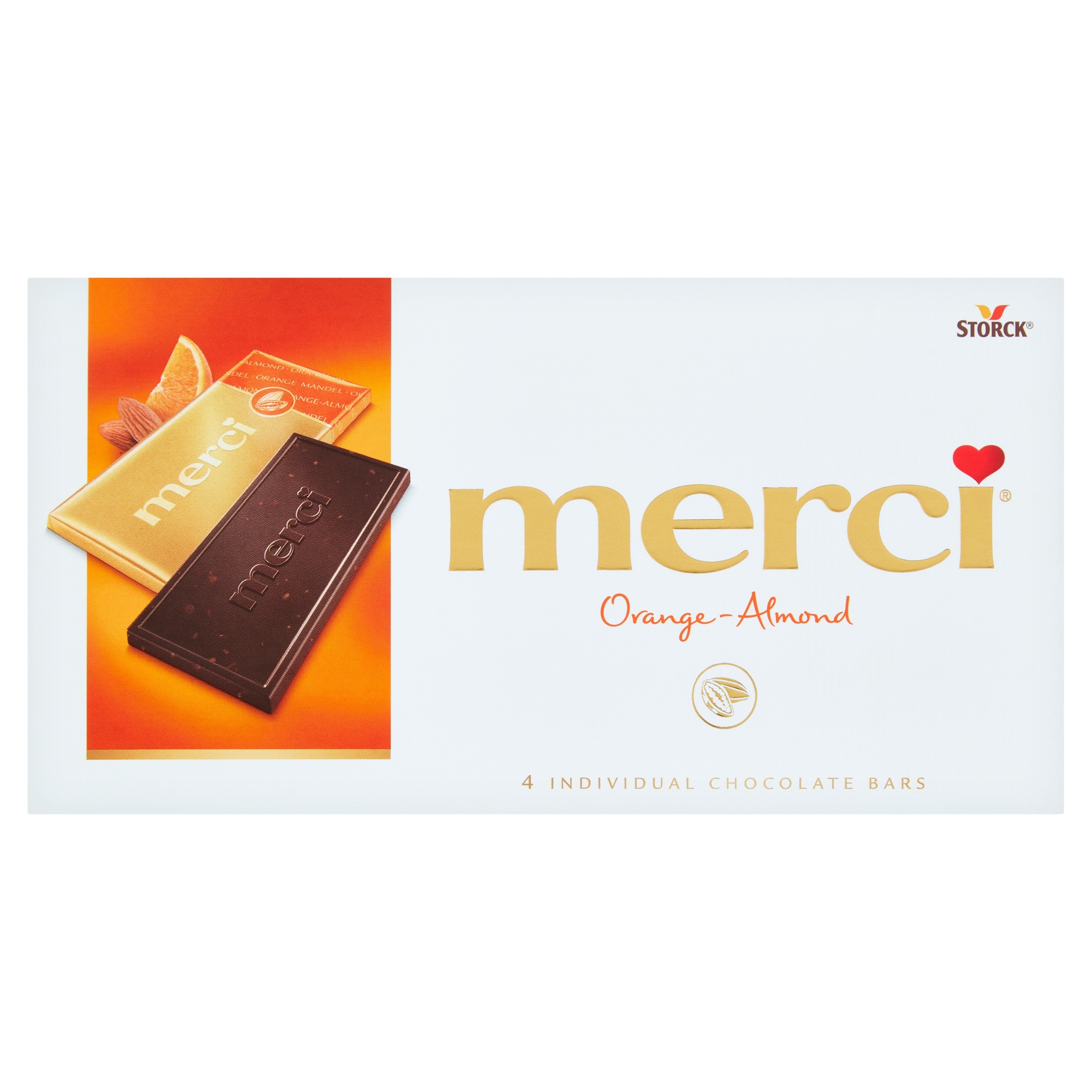Czekolada Merci Orange - Almond 100 g (4014400925265) • Cena, Opinie ...