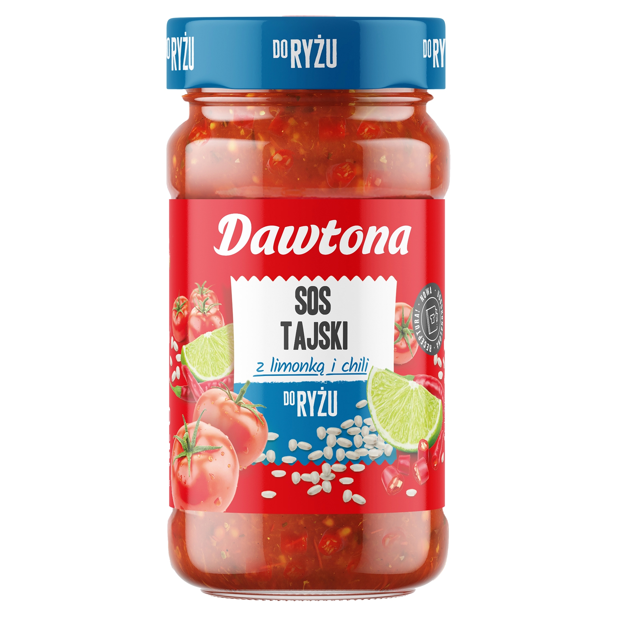 Dawtona Sos tajski z limonką i chili do ryżu 550 g • Opinie - Allegro