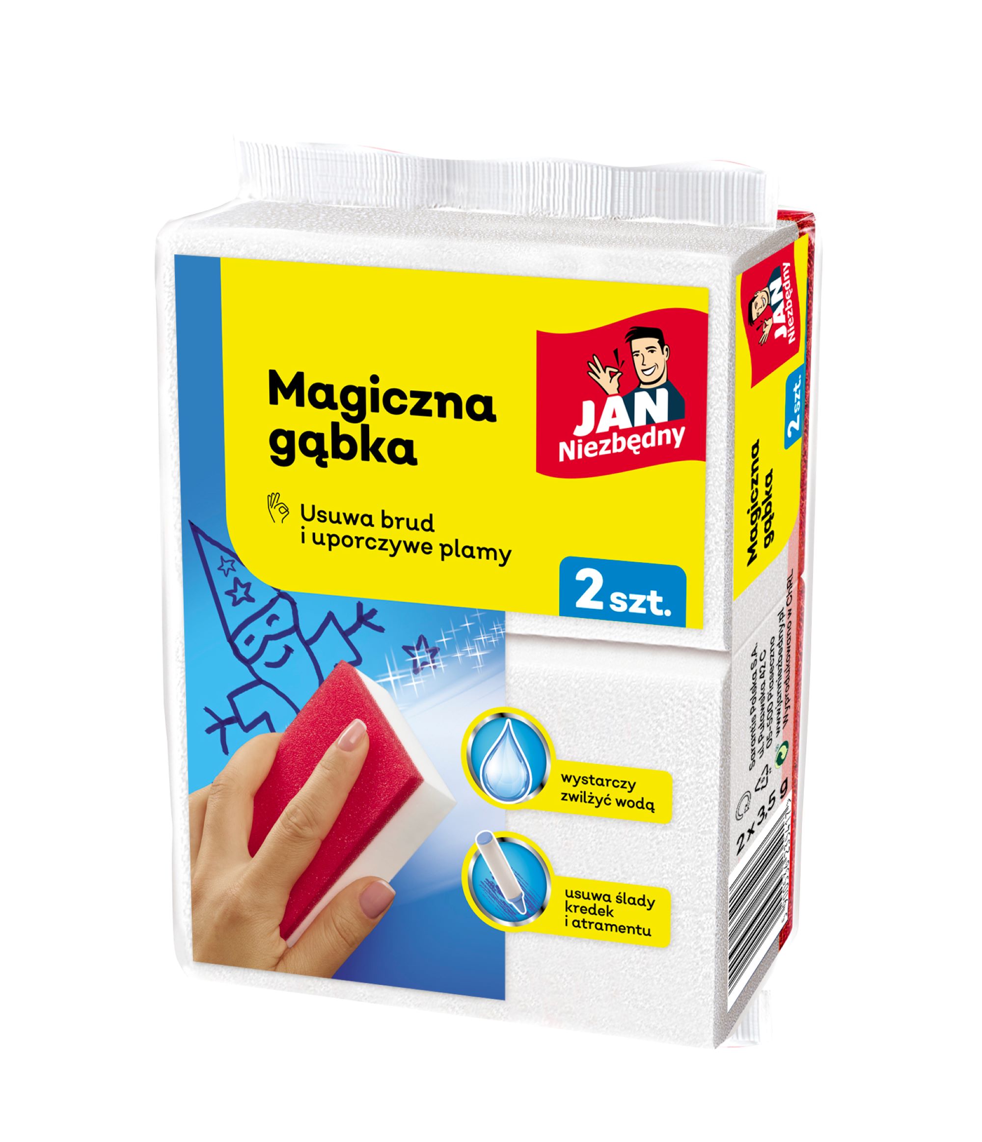 Jan Niezbędny Magiczna gąbka 2szt. (5900536235417) • Cena, Opinie ...