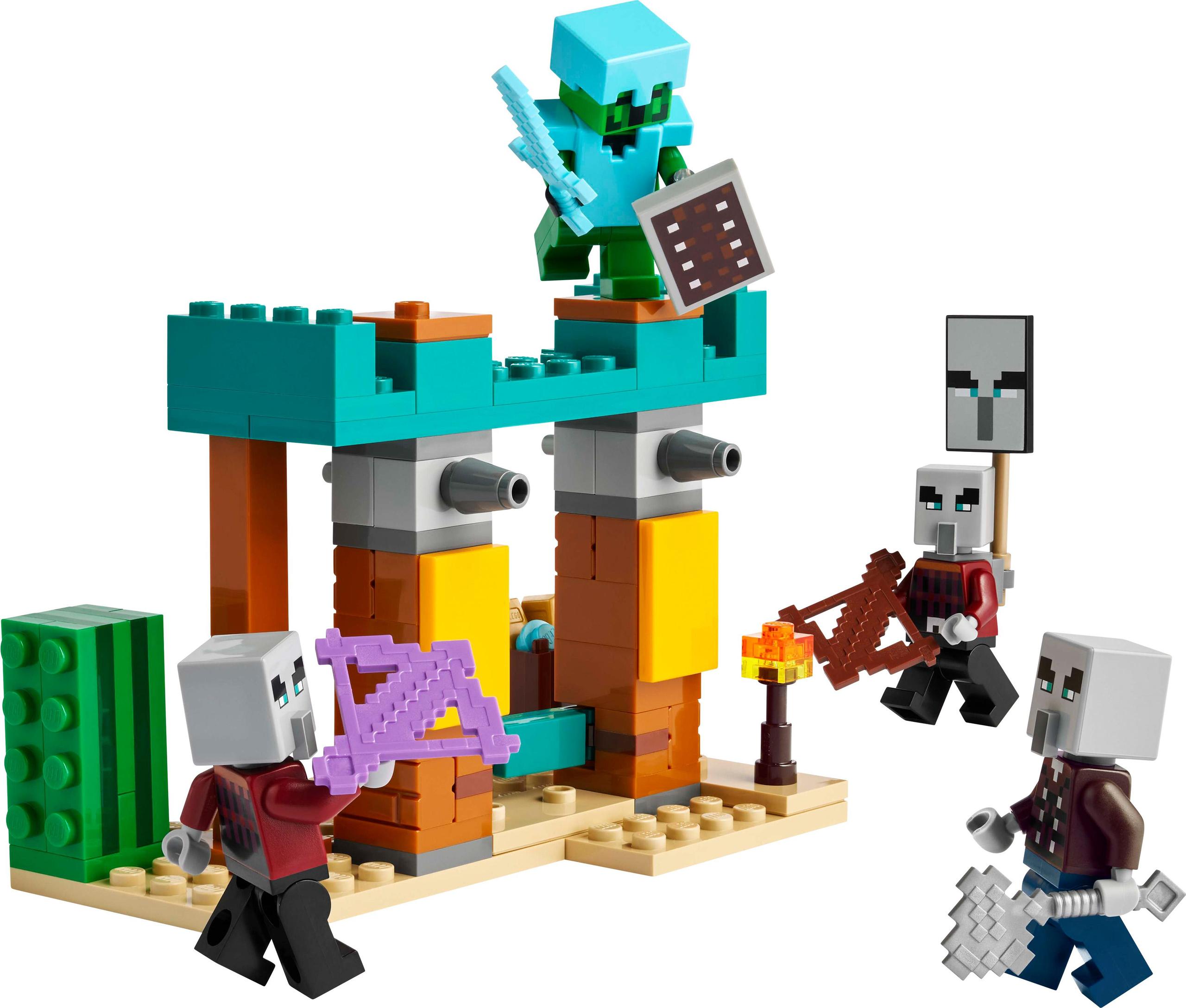LEGO Minecraft 21267 Klocki Pustynny patrol złosadników MAJKRAFT ...