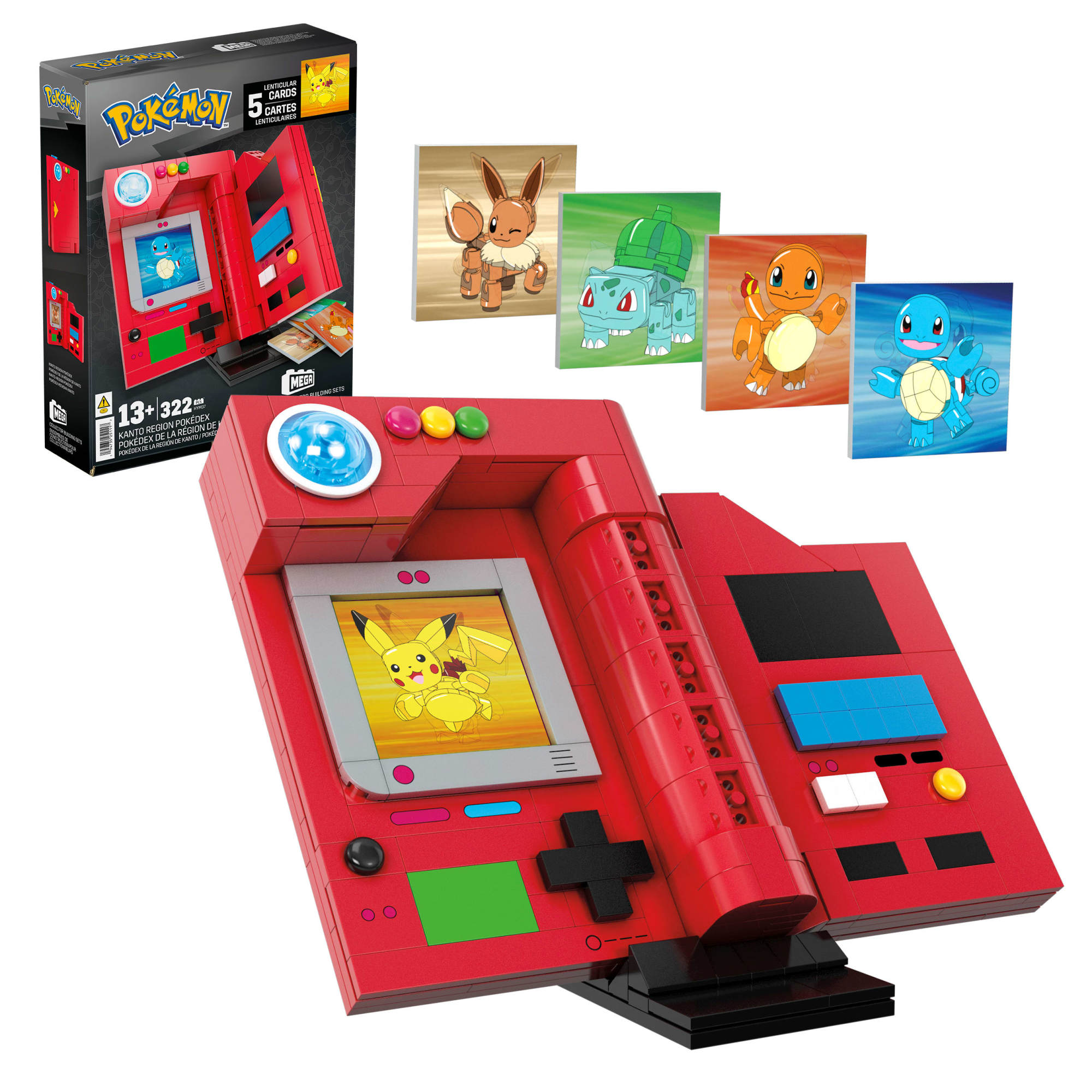 MEGA Pokemon Pokédex a Kanto ajándékától za 7015.00HUF-ért - Allegro