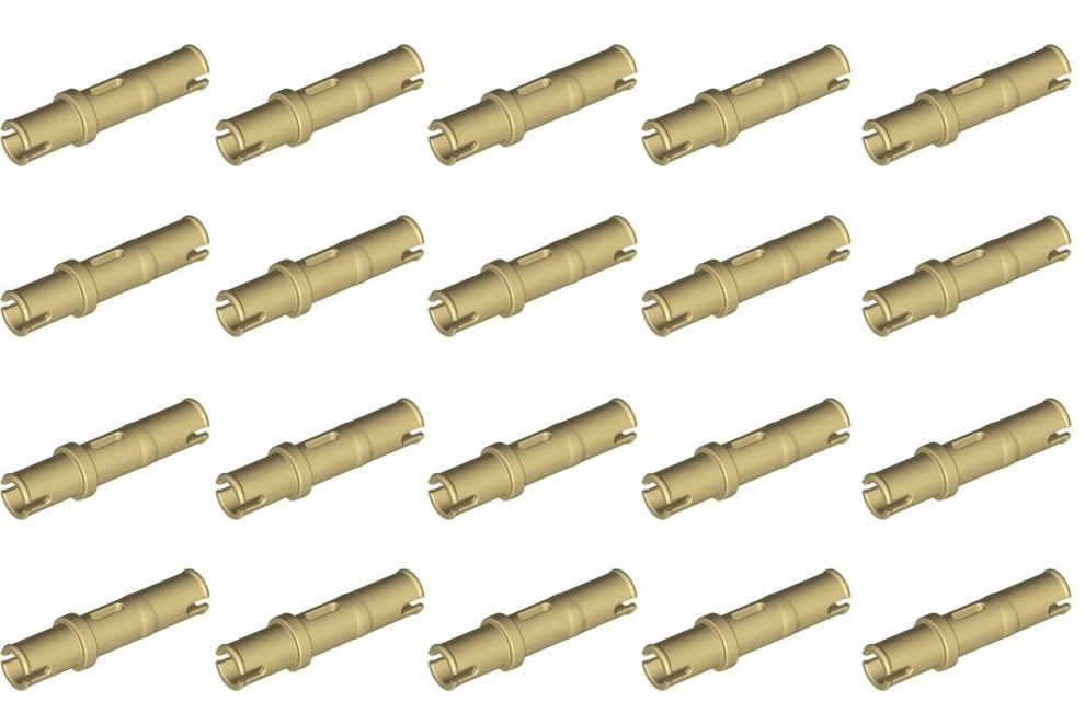 LEGO Pin długi 3L Technic piaskowy Tan 6321305 4514554 32556 39888 - 20 ...