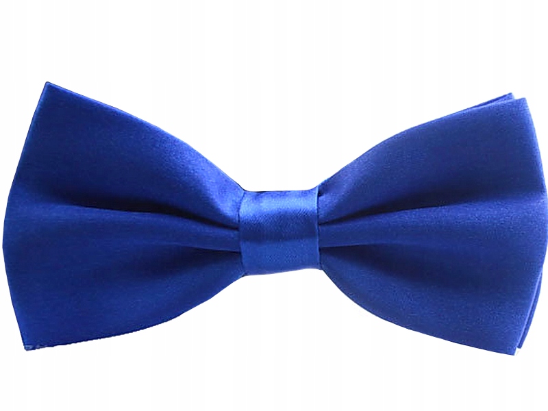 MUCHA Niebieska Navy Blue Muszka MĘSKA Podwójna 10498608370 - Allegro.pl