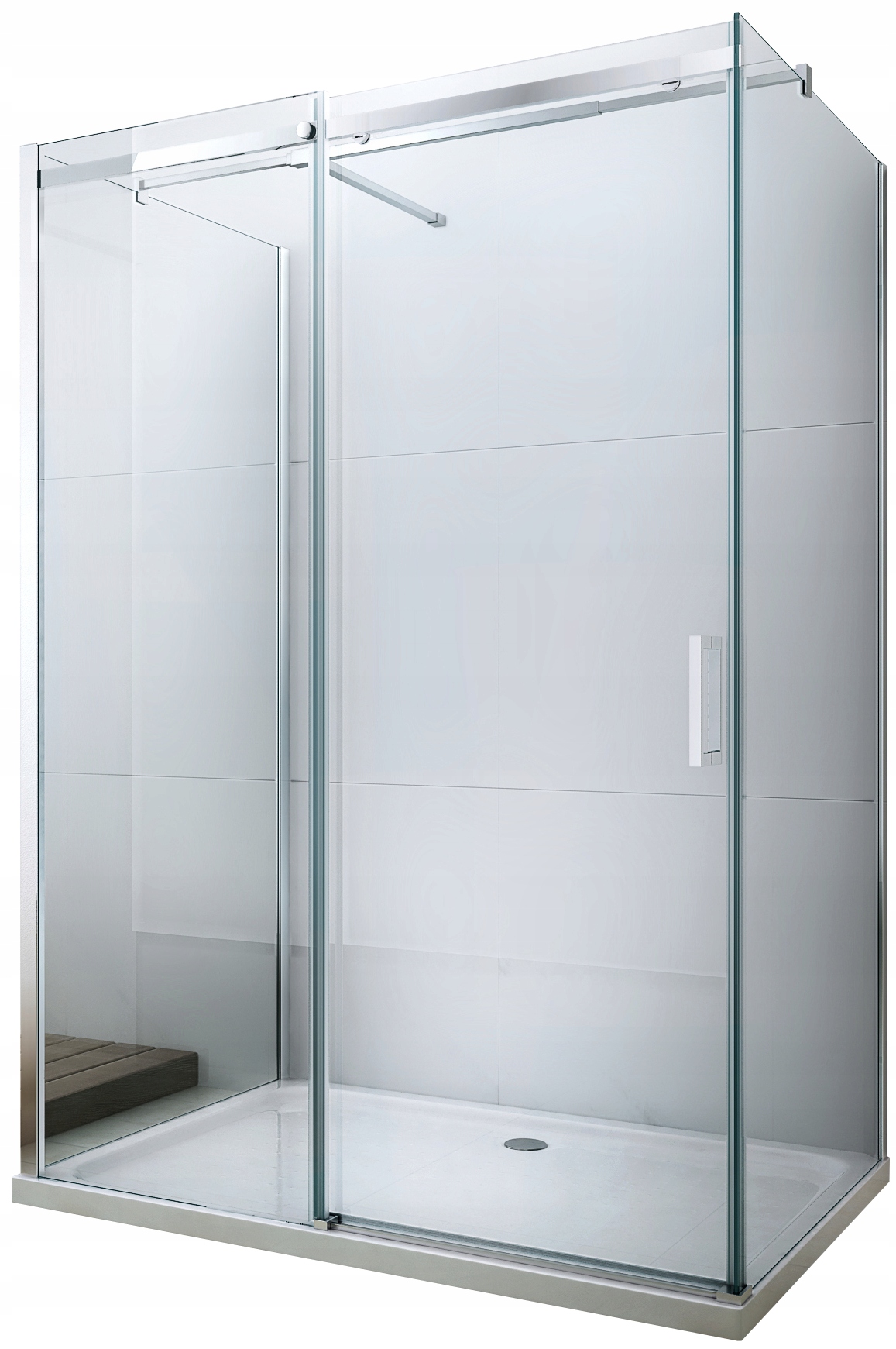 MEXEN OMEGA KABINA 3 ŚCIENNA PRYSZNICOWA 100 x 80 7720938405 - Allegro.pl