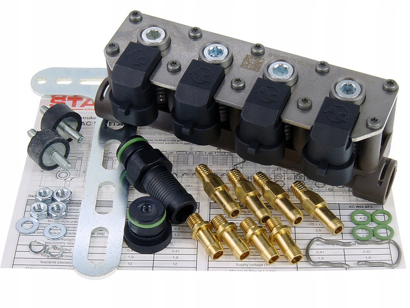 AC STAG W02 W-02 BFC VSTŘIKOVACÍ LIŠTA VSTŘIKOVÁNÍ 4 CYL za 1679 Kč ...