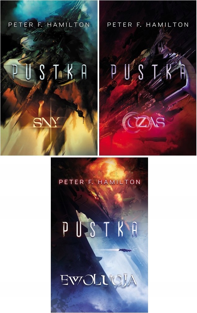 Pustka - Sny + Czas + Ewolucja - Peter F. Hamilton (12999113381 ...