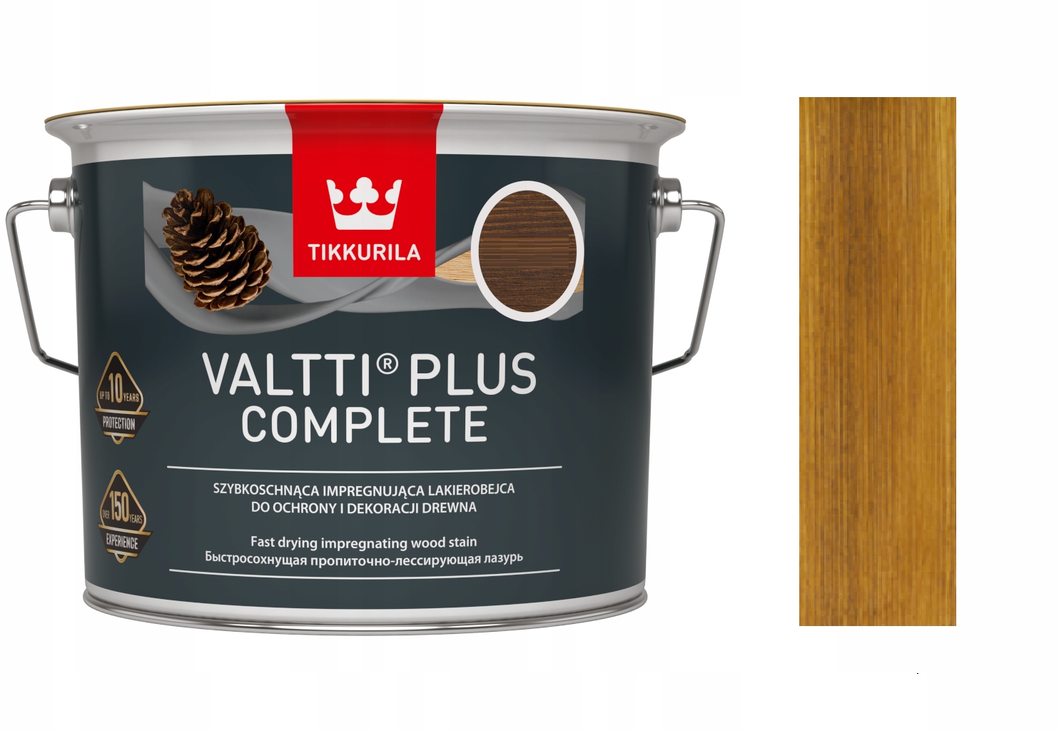 Tikkurila Valtti Plus Complete 2,5L golden oak (6408070107010) • Cena ...