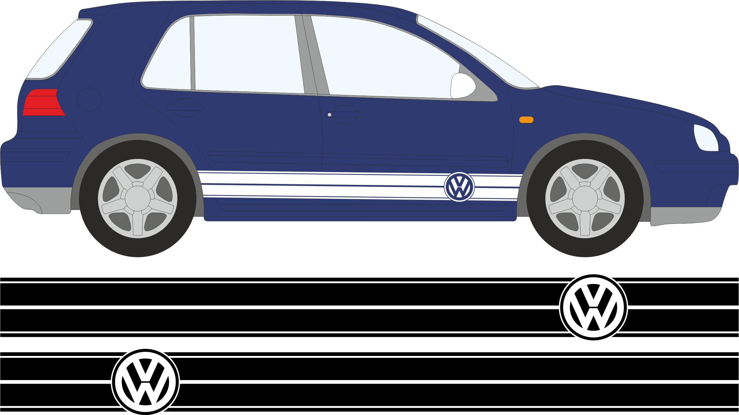 Vw Golf 4 Iv w Tuning wizualny - zewnętrzny - Allegro.pl