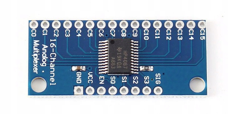 16kanálový analogový multiplexer HC4067 za 44 Kč - Allegro