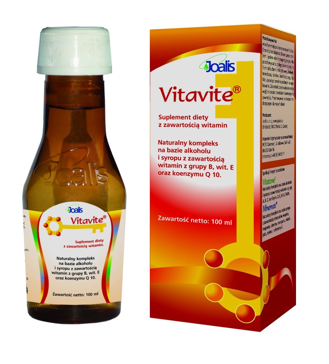 Sirup Vitavite 100 ml - Koenzym Q 10 - JOALIS za 697.00CZK - Allegro