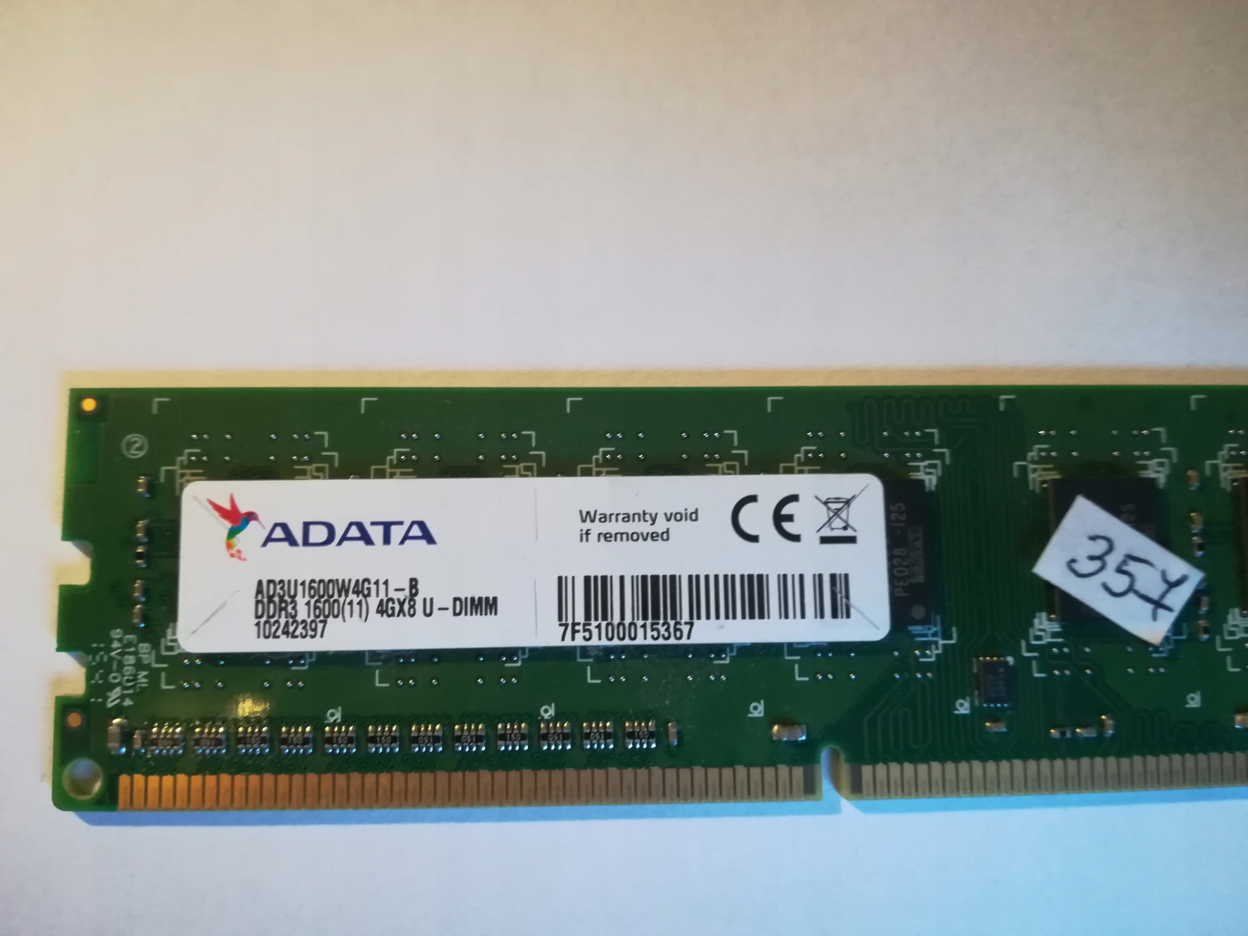 RAM DDR3 ADATA AD3U1600W4G11-B 4GB CL11 - 7814103198 - oficjalne ...